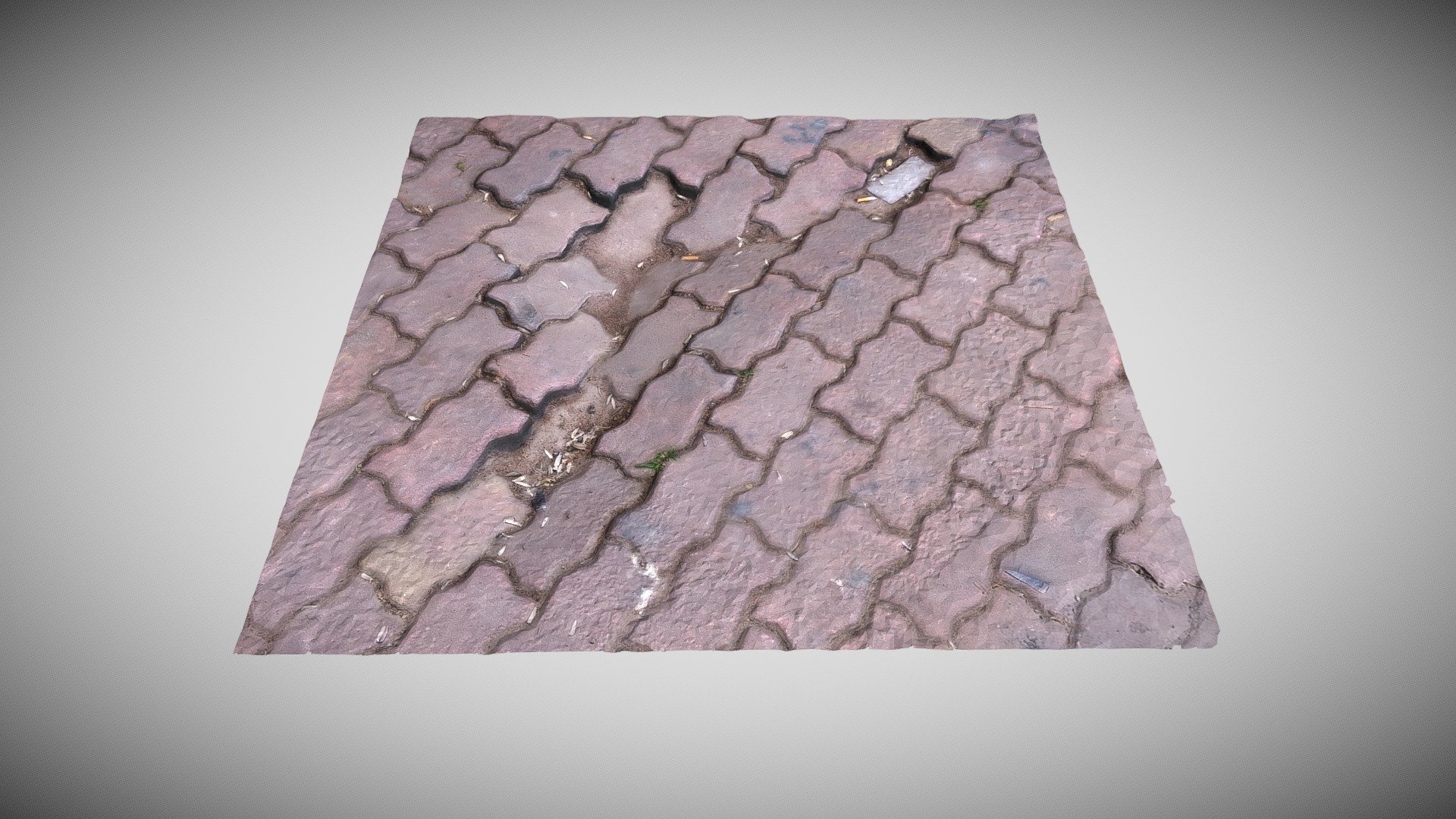 Brick Pavement 03 ( Photogrammetry ) - Buy Royalty Free 3D model by Bad ...