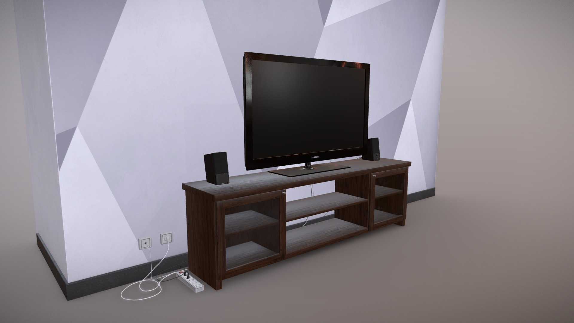 TV Table - 3D model by .GENEVIZ [07e0cae] - Sketchfab