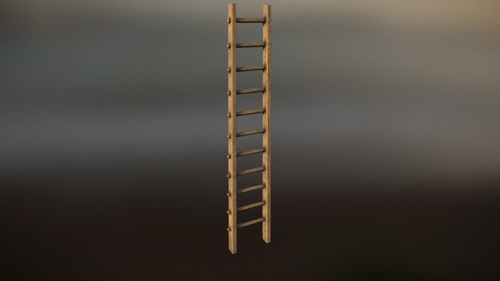 Wooden-ladder 3D models - Sketchfab
