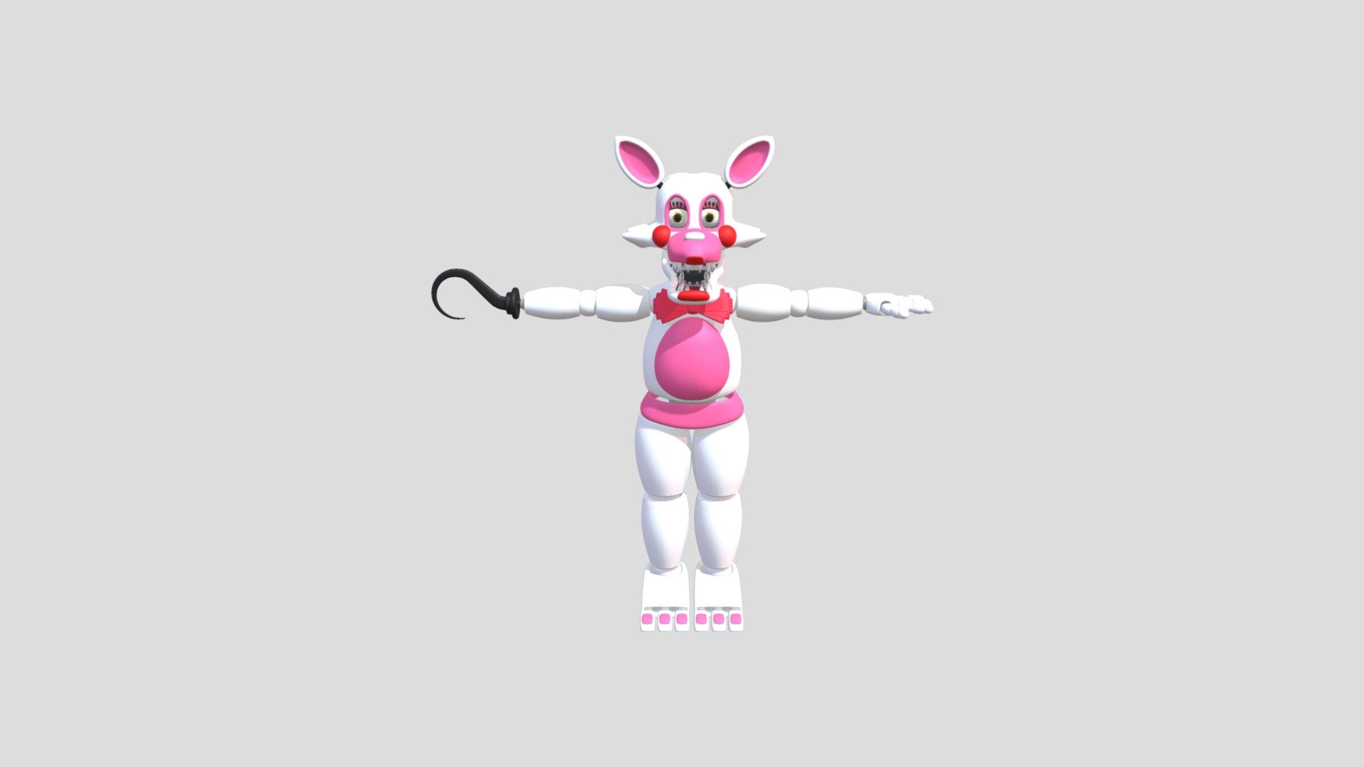 Toy Foxy 3d Model By Susukiethegamer Lunargalaxy903 [07e1945