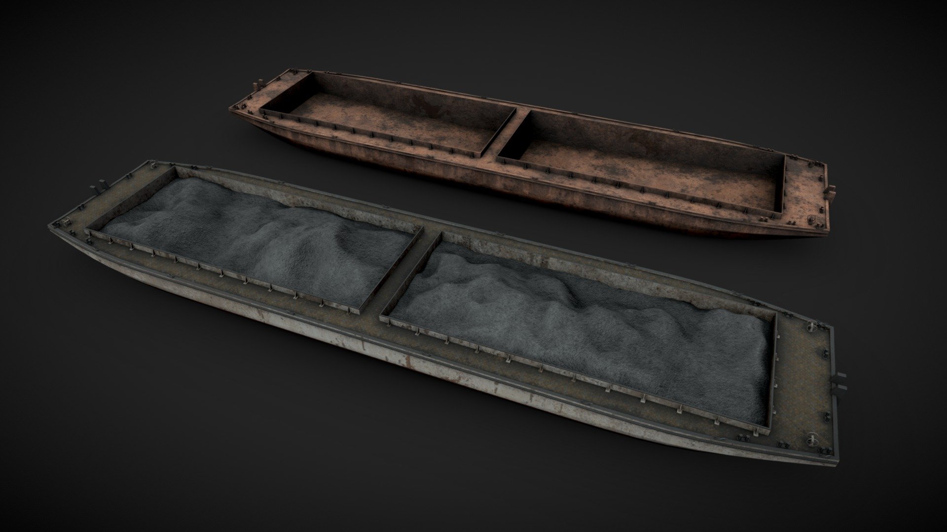 Barge - 3D model by maxpsr [07e1da2] - Sketchfab