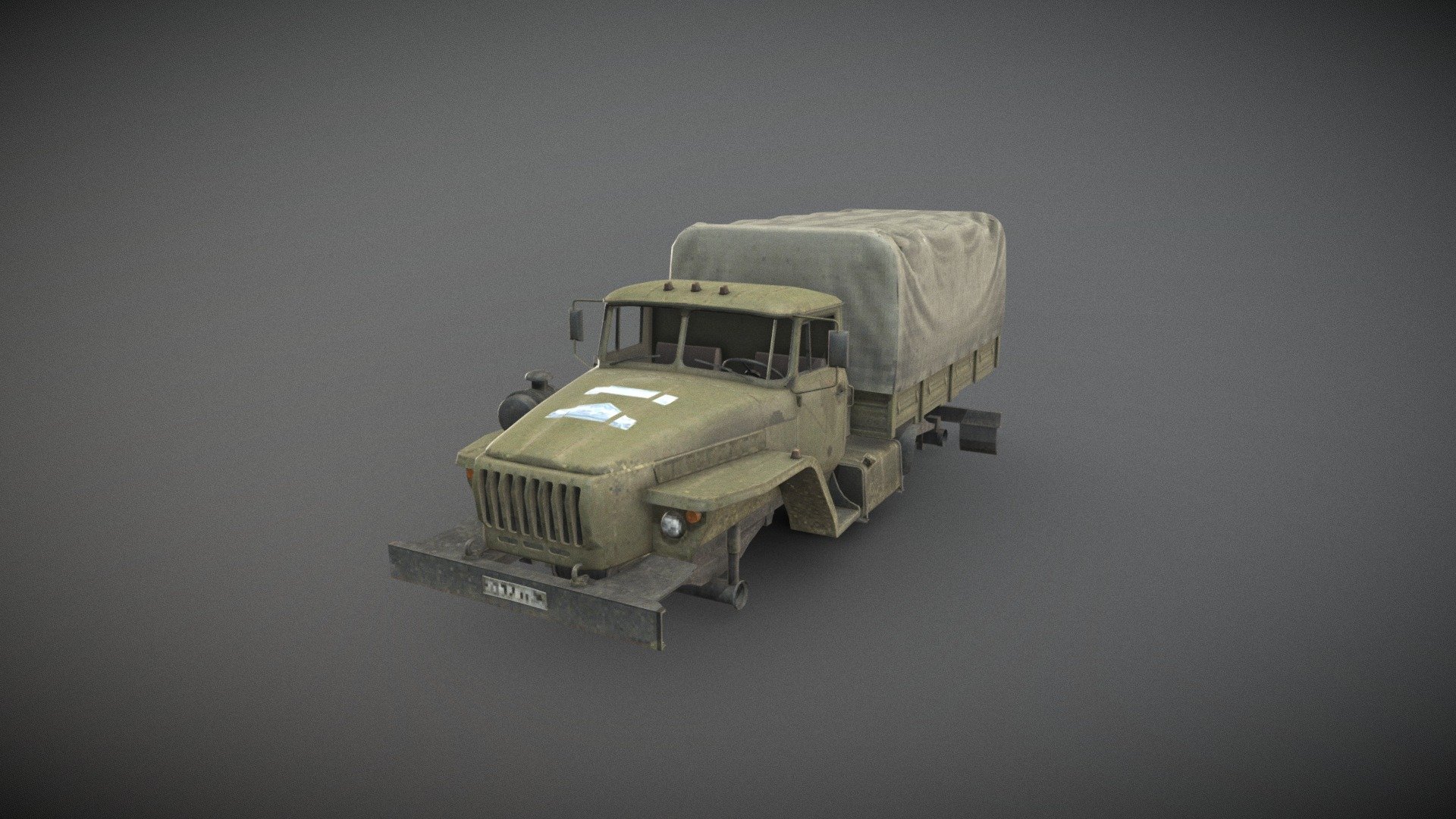 URAL-4320 - 3D model by izumrudemeraldovich (@izumrudemerald) [07e2dfe ...