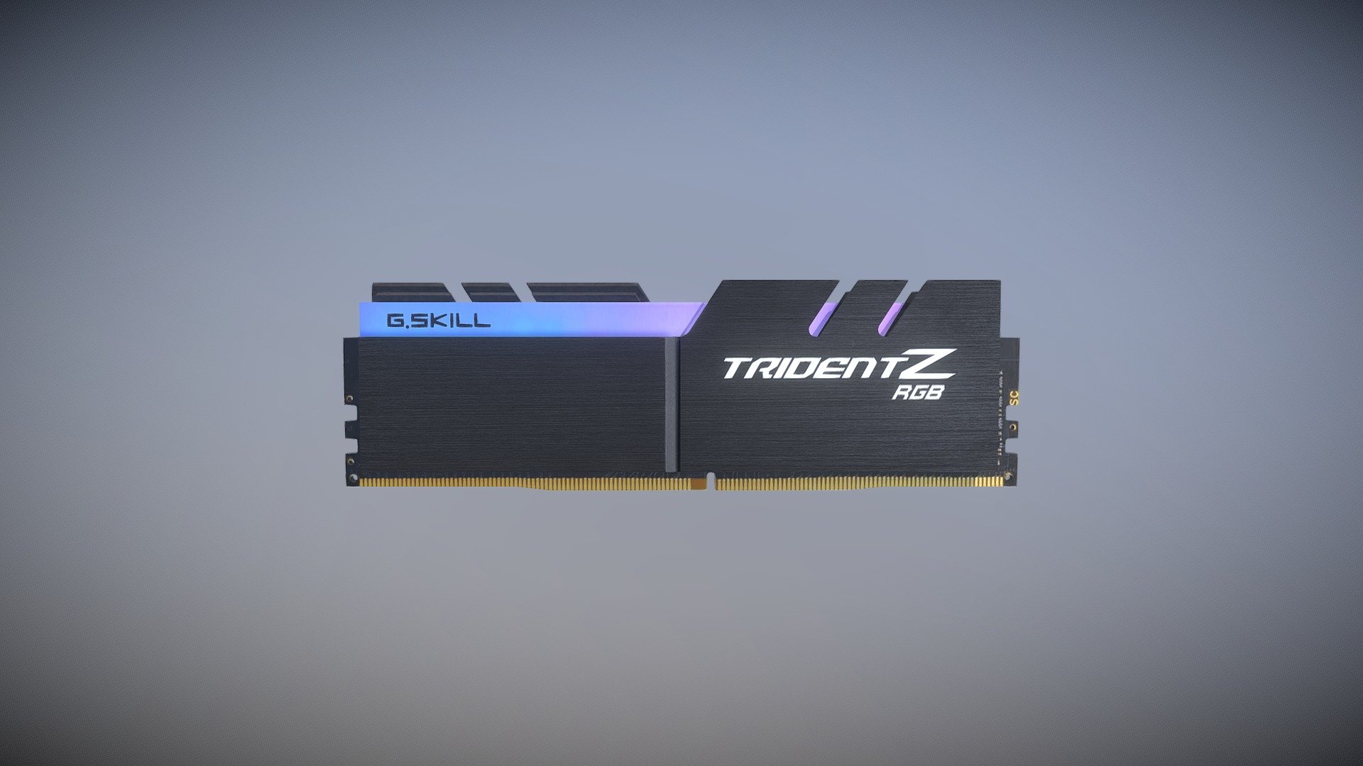 [RAM DDR4] G.Skill Trident Z RGB - Download Free 3D model by Zon ...