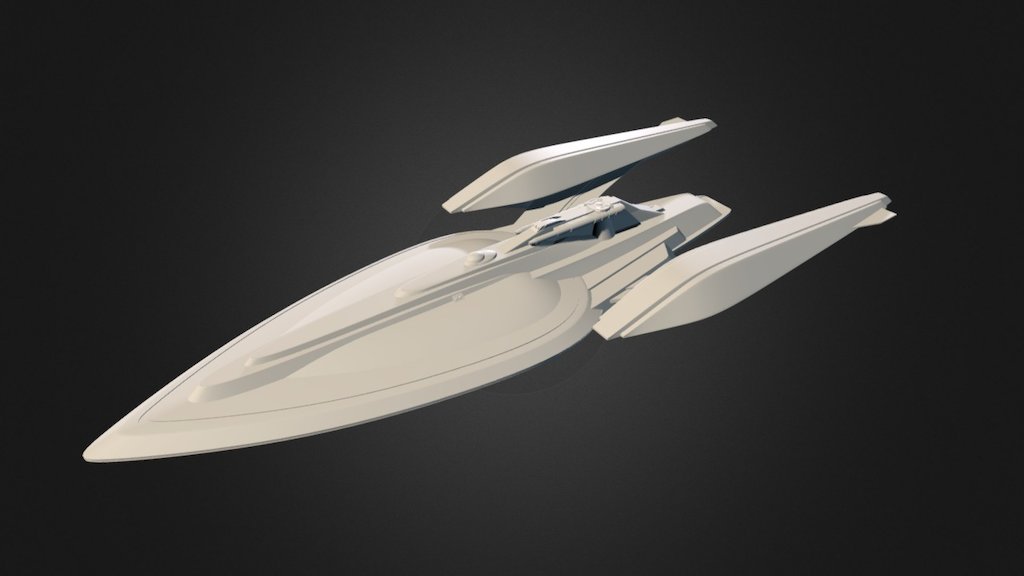 USS Falcon Fast Attack Cruiser - 3D model by zaraxxis [07e45e1] - Sketchfab