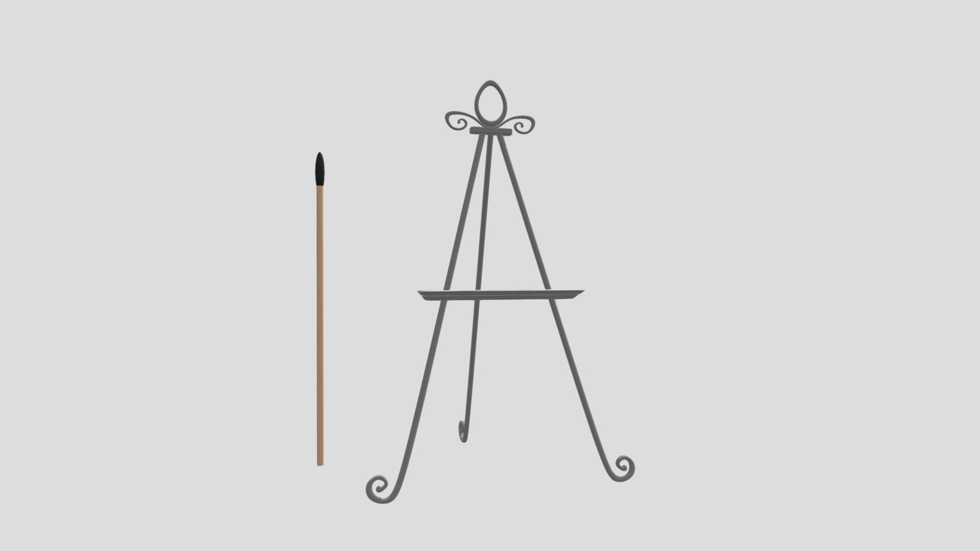 Metal Stand And Pointer - Download Free 3D model by nschmitz364 ...