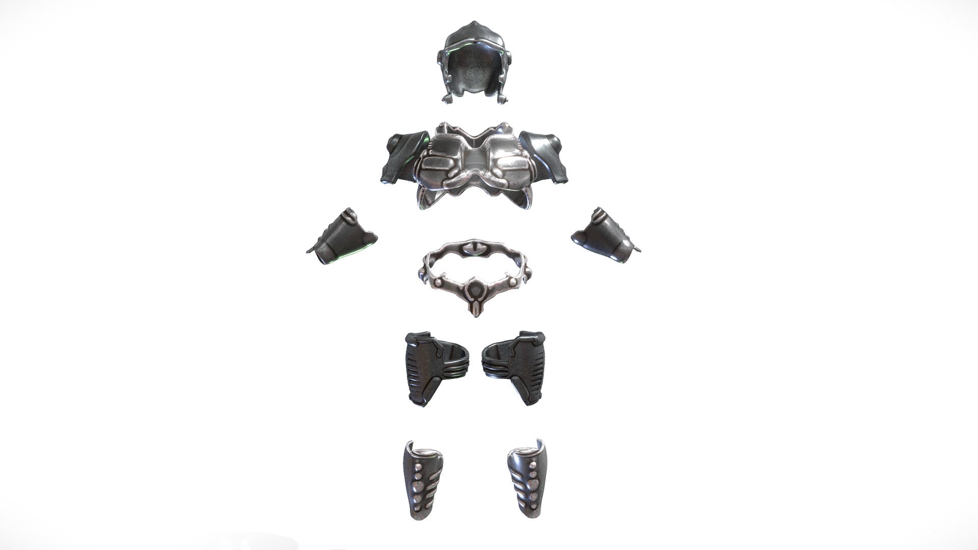 Metal Armor Set - Buy Royalty Free 3D model by Lucid Dreams (FAB ...