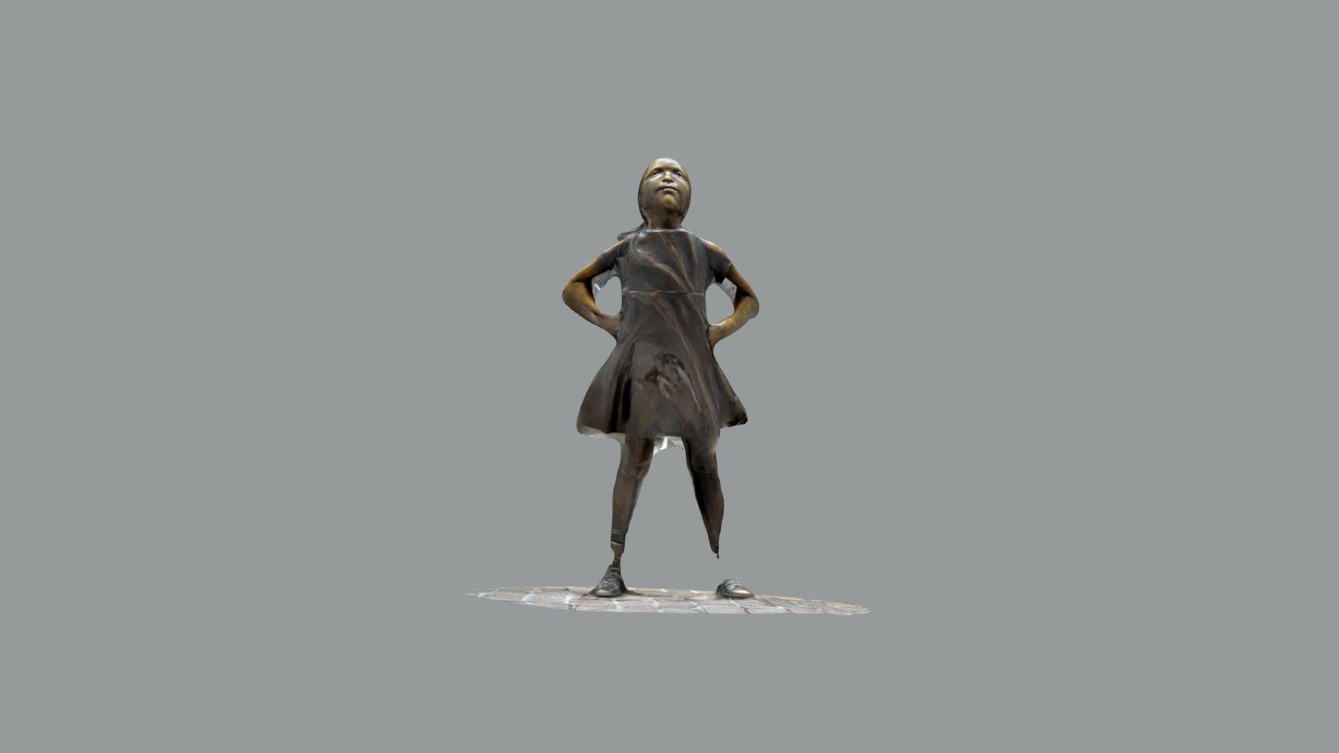 Fearless Girl - Download Free 3D model by rmz [07e5fe8] - Sketchfab