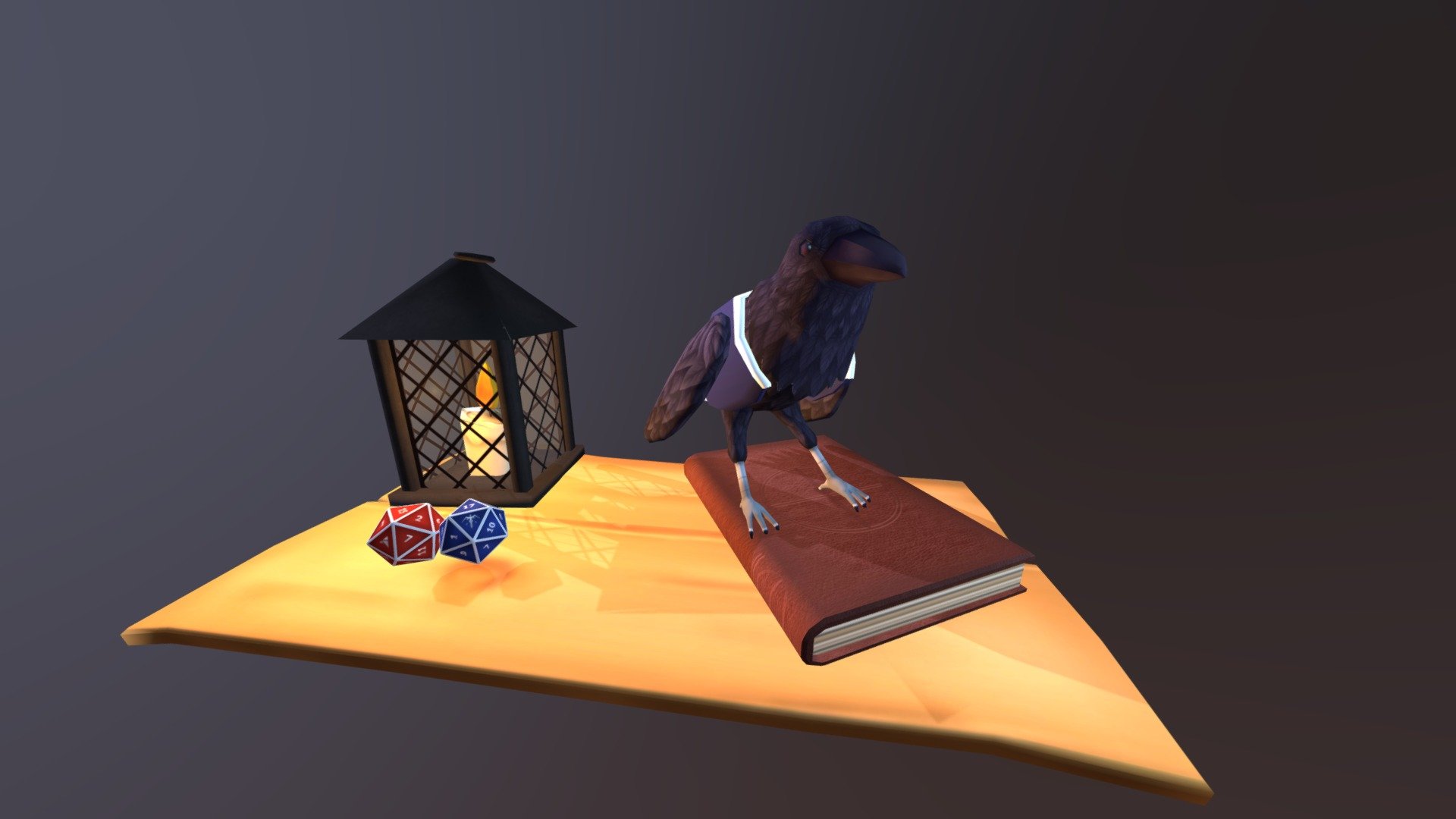 Dungeons & Dragons - The Raven and the Lantern - 3D model by Adam ...