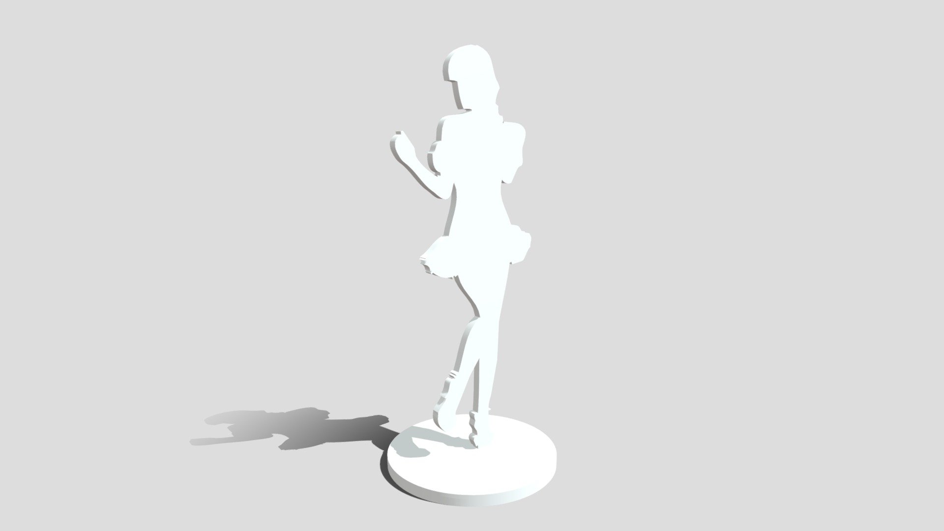 Printable Girl 02 - 3D model by 3digitalspace [07e9be8] - Sketchfab