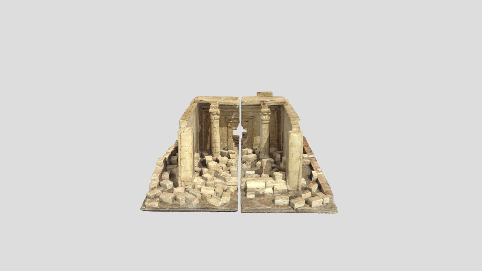 Model of the Temple of Tafa South - Download Free 3D model by ...