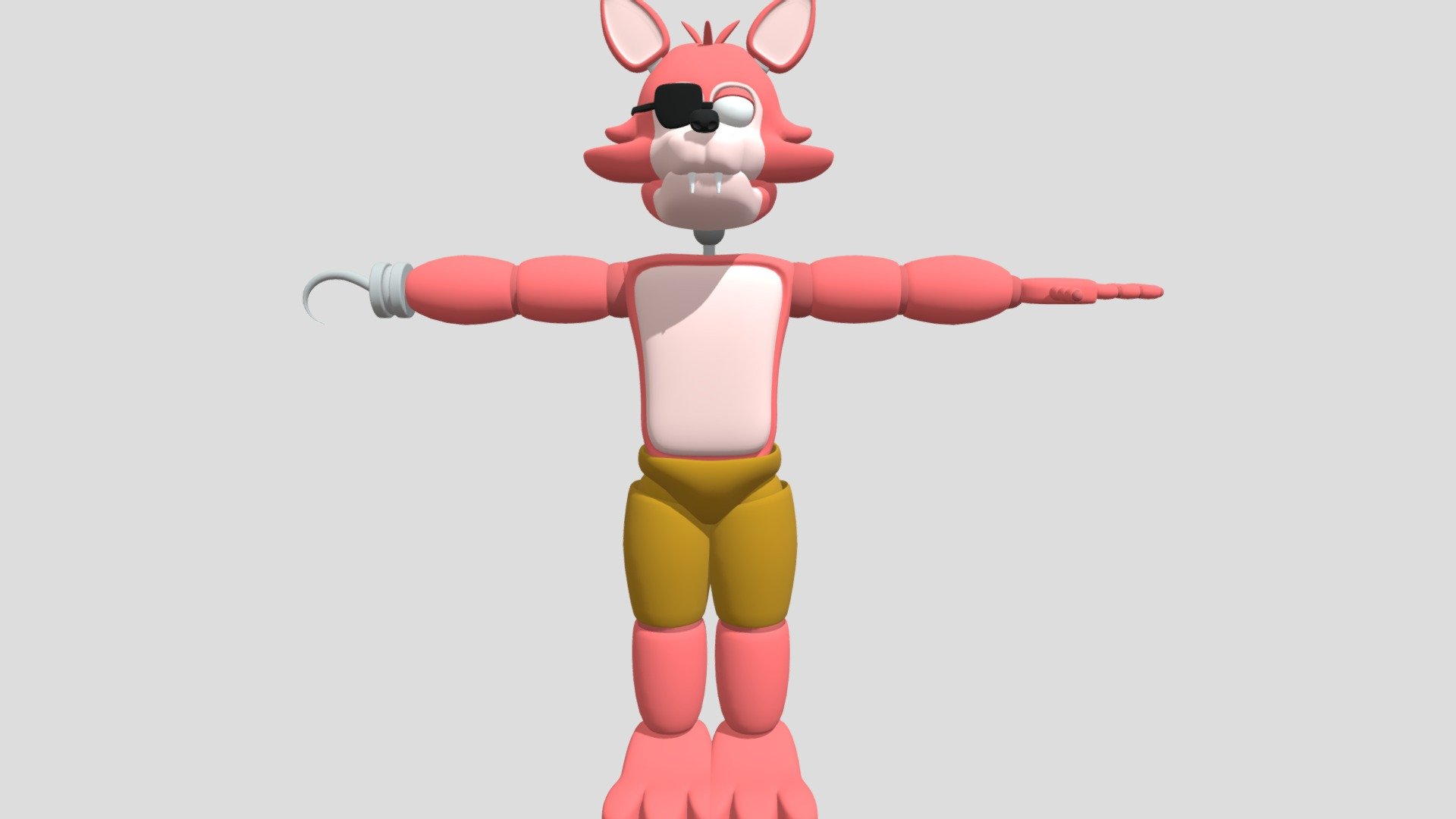 Funtilized Foxy - Download Free 3D model by sm64fan111 [07eb481 ...