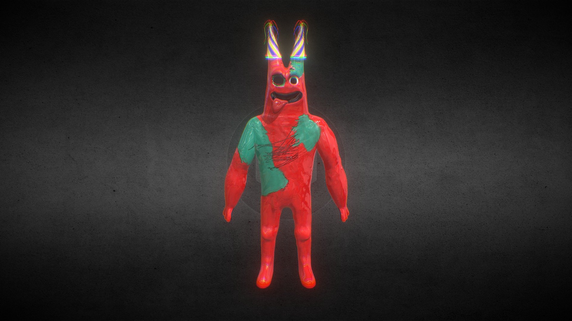 Injured Banban [Afrogerald version] - Download Free 3D model by ...