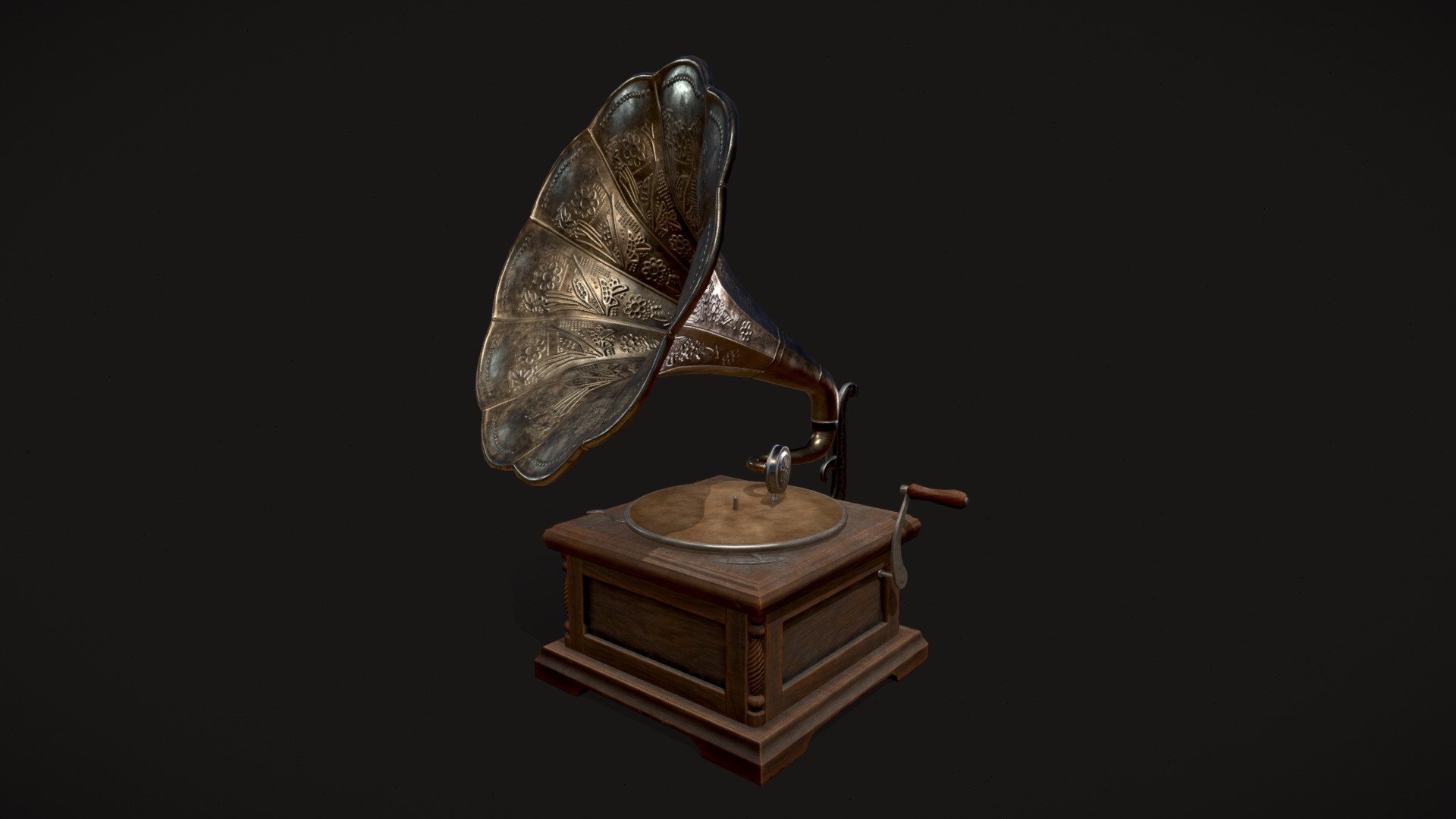 Gramophone - 3D model by Elin Björnelf (@elinbjornelf) [07ebcf5 ...