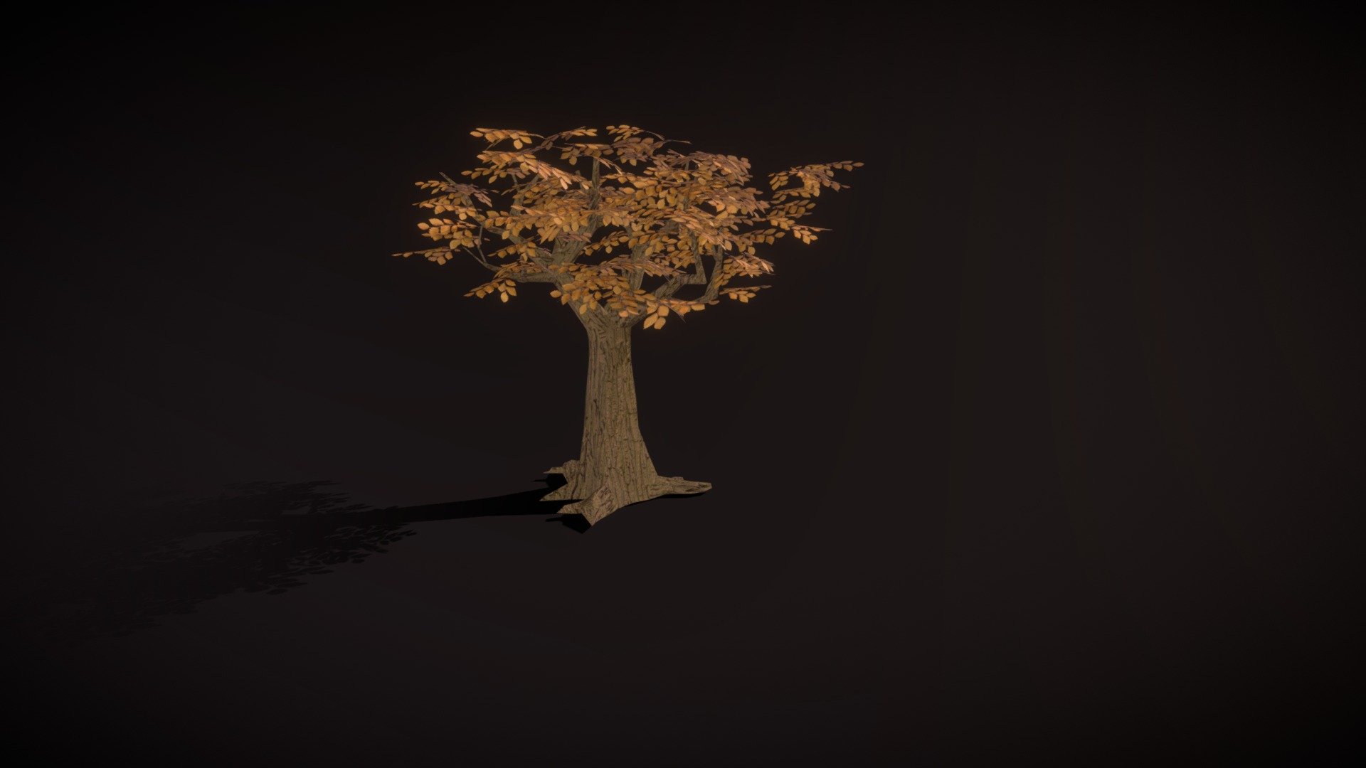 Autumn tree - 3D model by mary.shchurova [07ec1ff] - Sketchfab