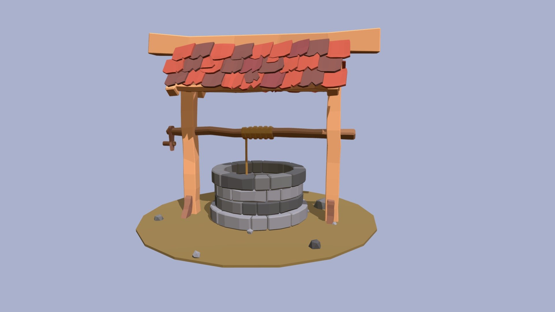 Low Poly Well - Download Free 3D model by mahimmhk [07ee6e8] - Sketchfab