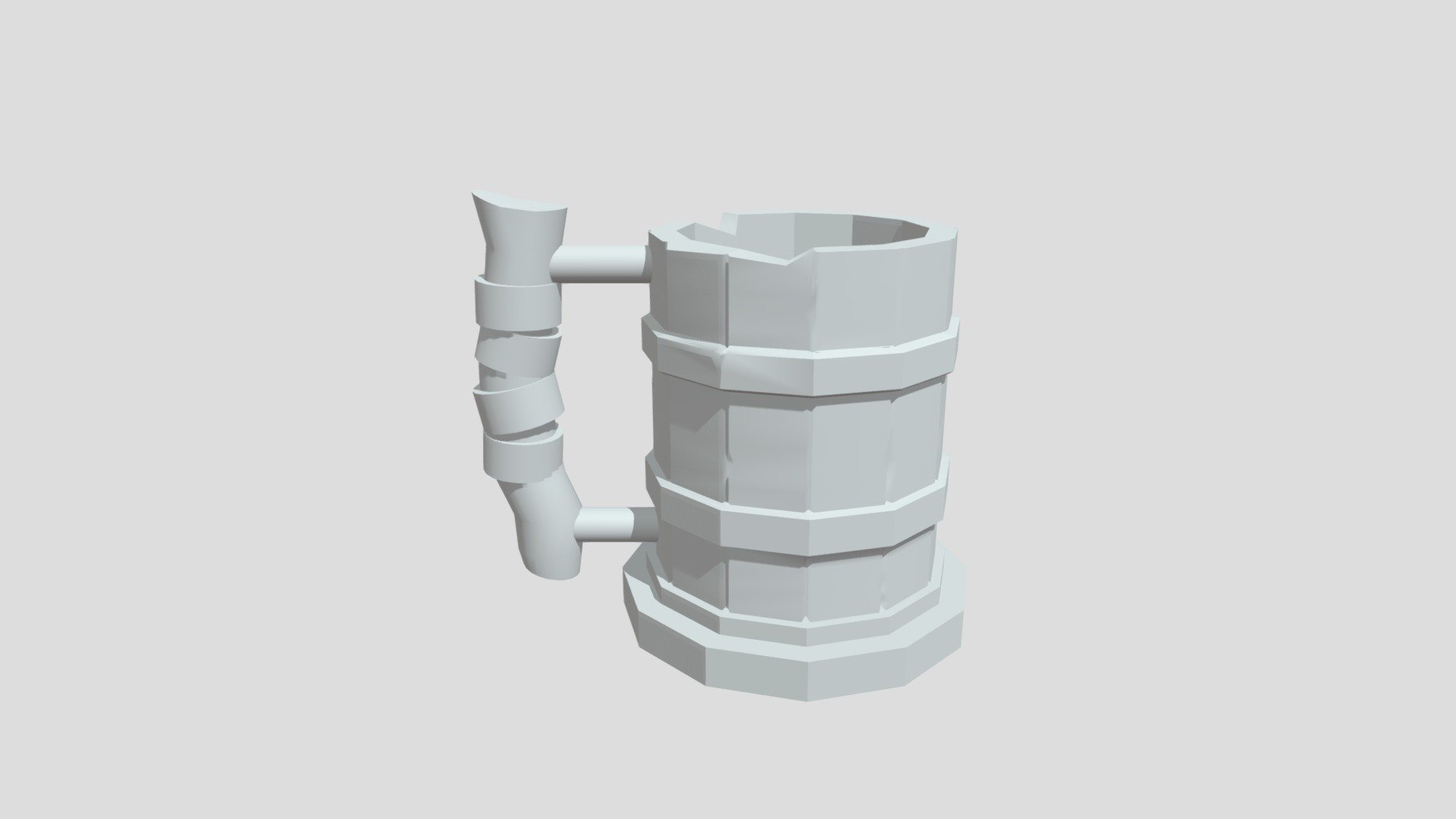 Wooden Tankard - Download Free 3D model by Jay Thomas (@JayTommo ...