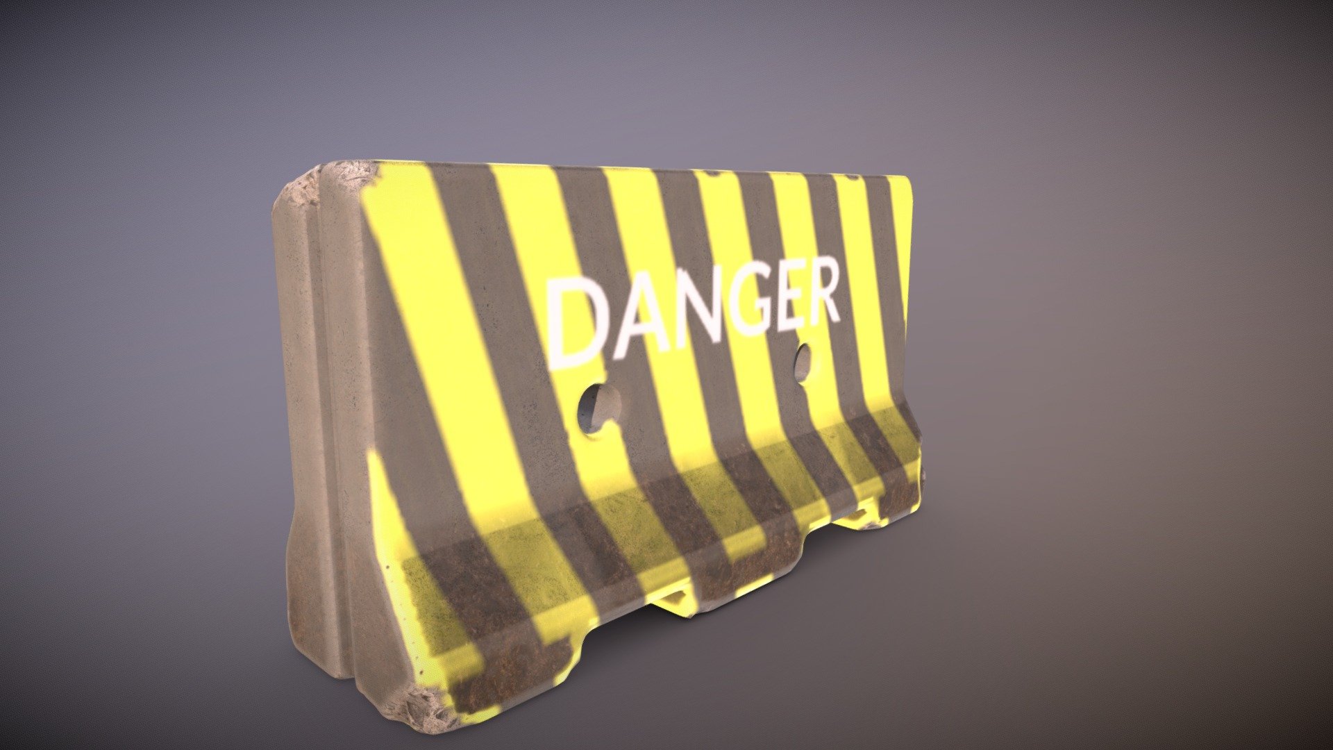 Barrier 02 - Buy Royalty Free 3D model by Geug [07f1bc7] - Sketchfab Store