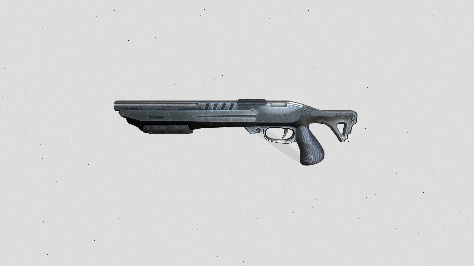 Stylized Shotgun - 3D model by riderherbert [07f2d67] - Sketchfab