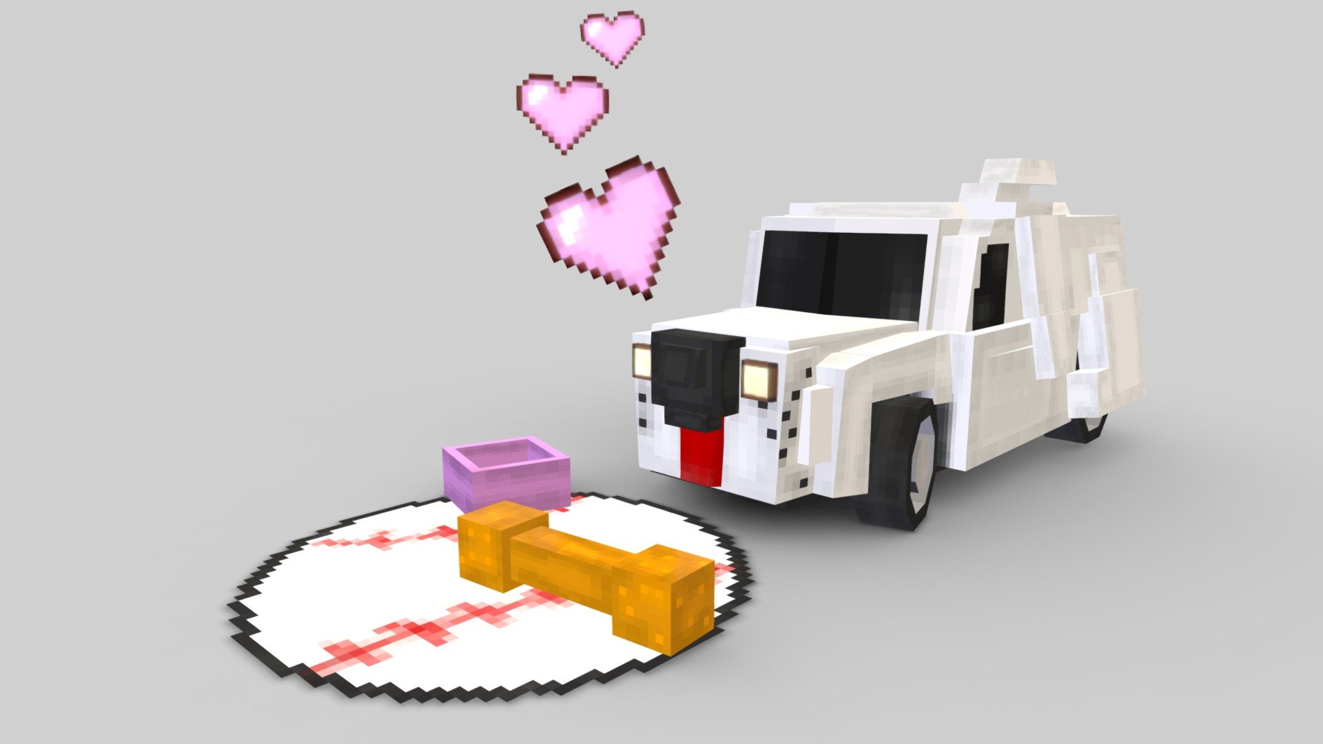 Puppy Car BlockBench - 3D model by shabaev [07f2f02] - Sketchfab