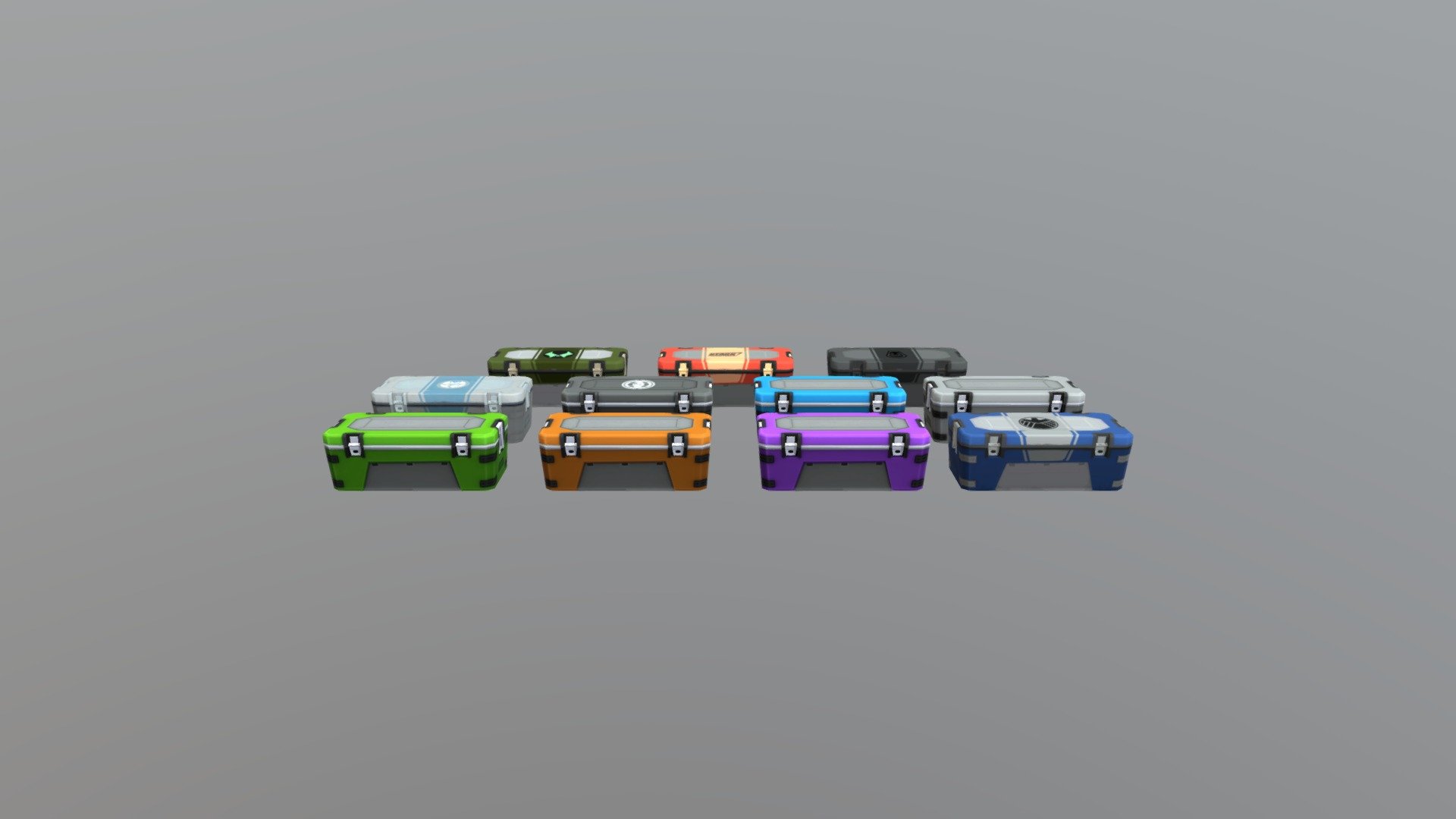 Chests - Download Free 3D model by Cradle of the Cube (@Observer ...