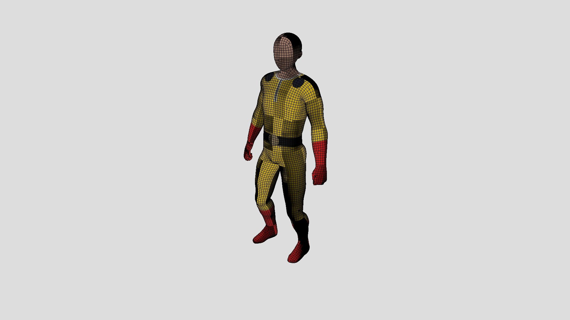 Saitama - 3D model by kegancio [07f6412] - Sketchfab