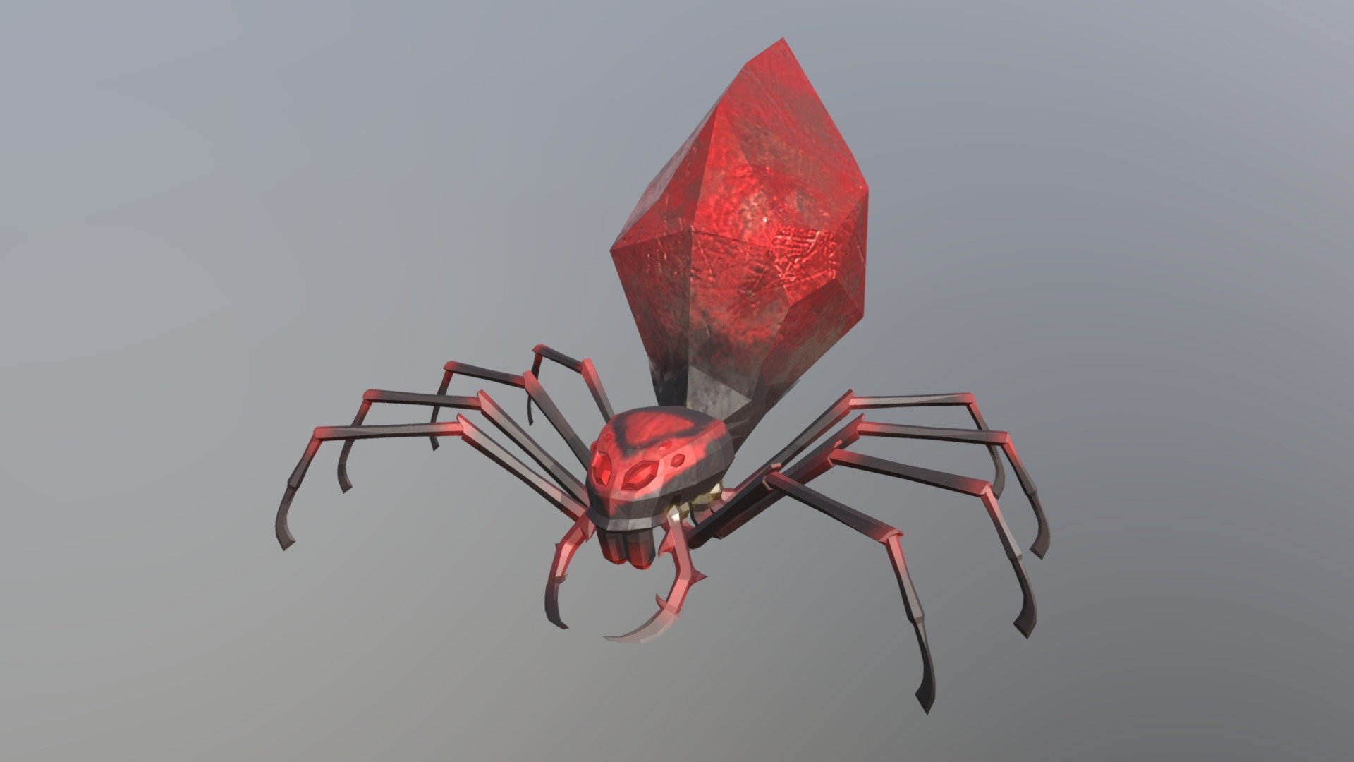 CrystalSpiderForArtStation - 3D model by Vergil190202 [07f8901] - Sketchfab