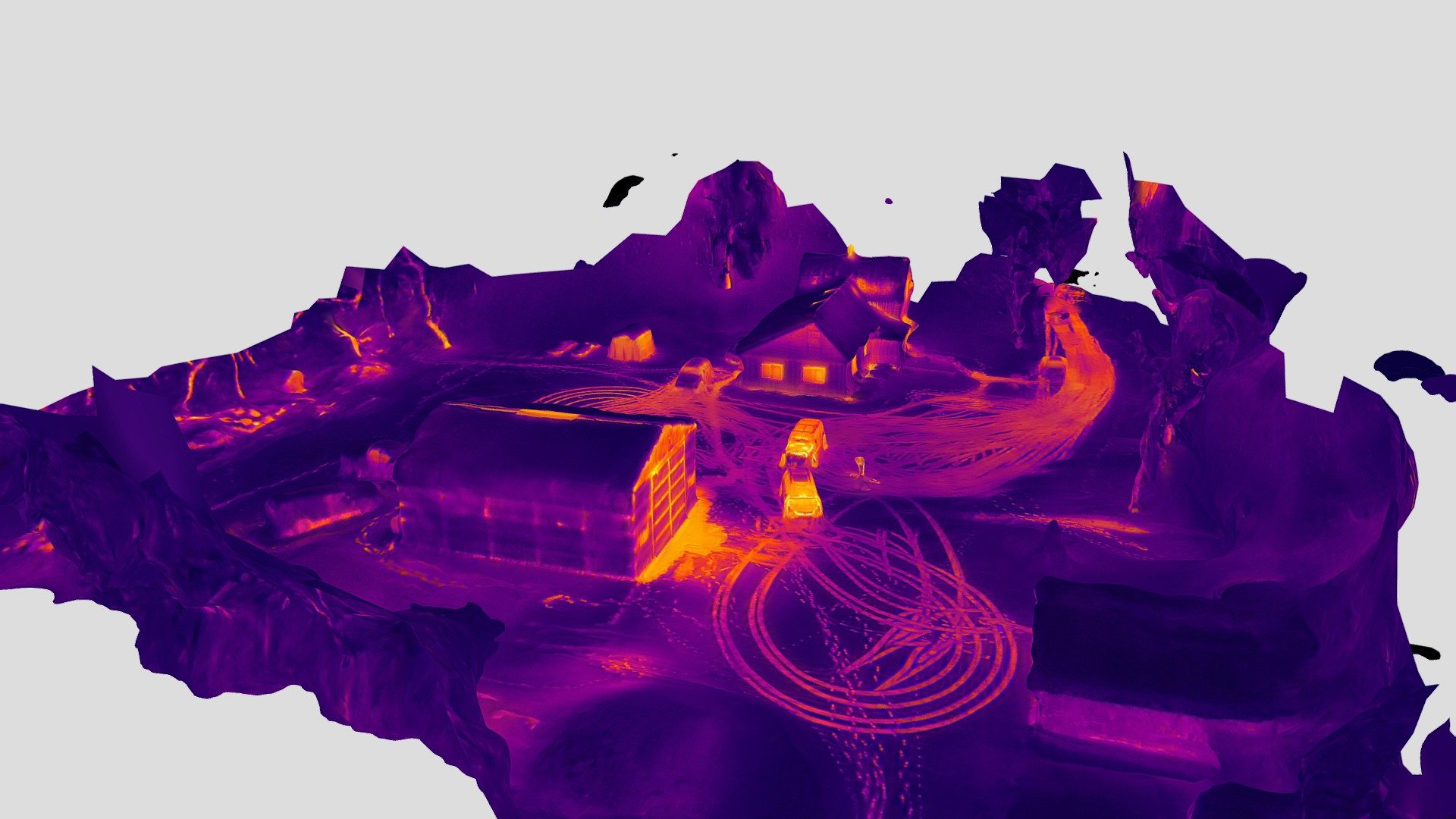Oliphant property - thermal - 3D model by Lakes Area 360 (@lakesarea360 ...