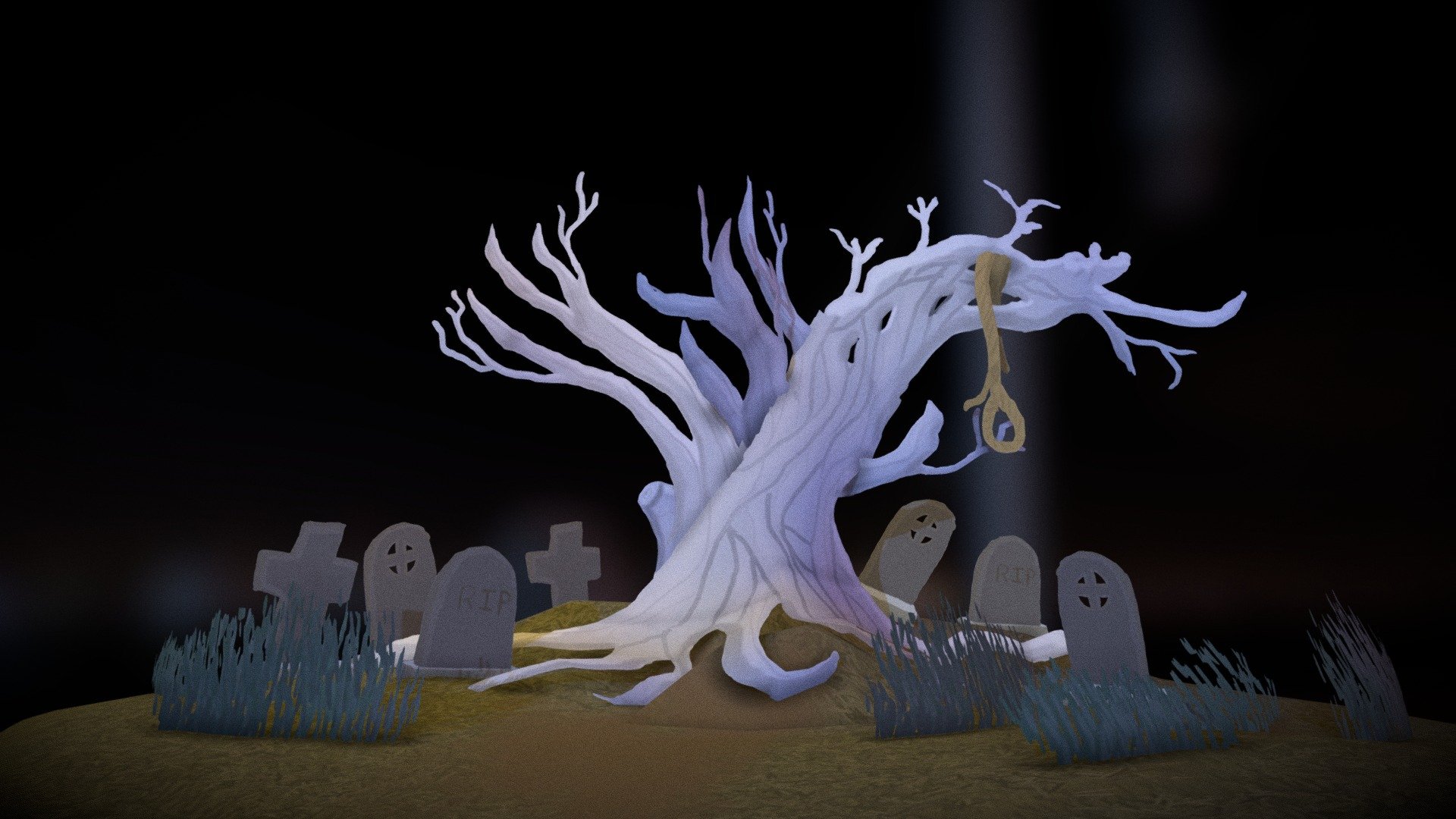 Graveyard tree - 3D model by dajimon.2002 [07fa7c6] - Sketchfab