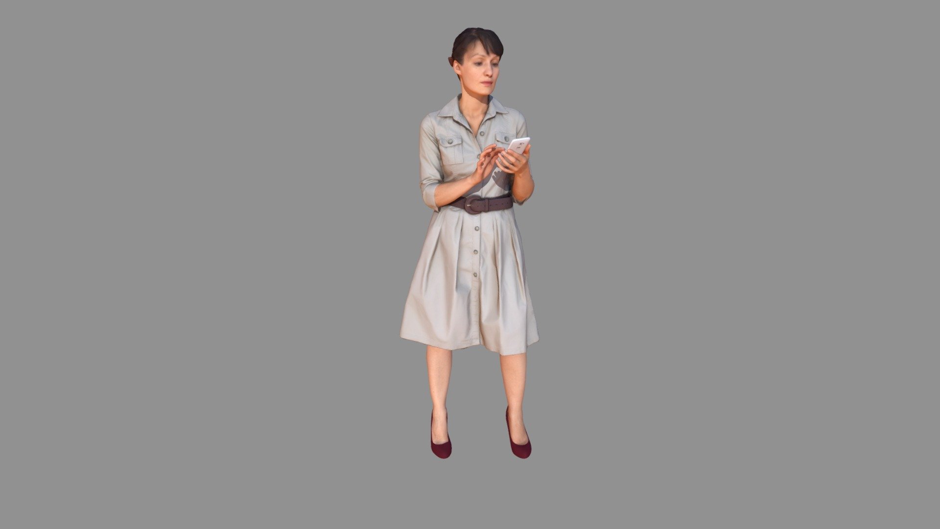 Female Dress Standing - 3D model by 3DTree (@3dtree_llc) [07fc2fa ...