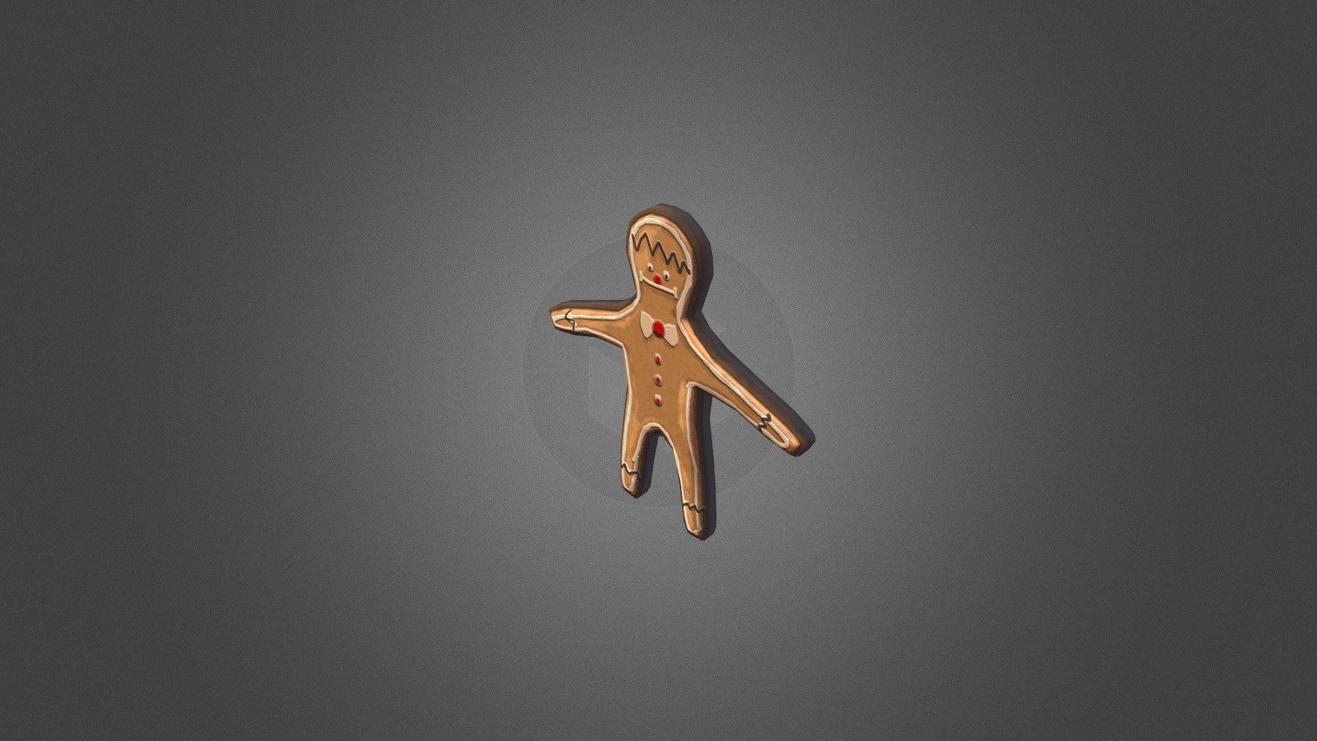 Ginger Bread Man - 3D model by sawcisson [07fcb0e] - Sketchfab