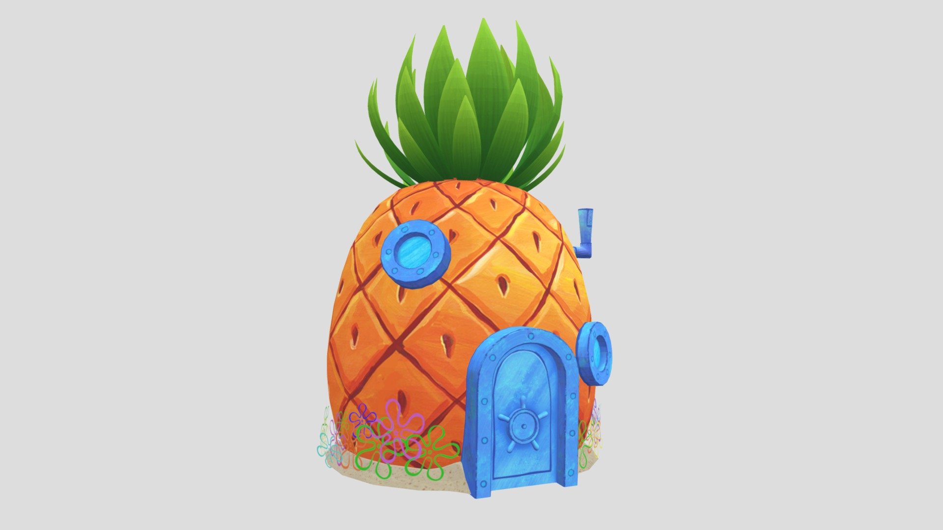 BFBBR - SpongeBob House - Download Free 3D model by SMF Features ...