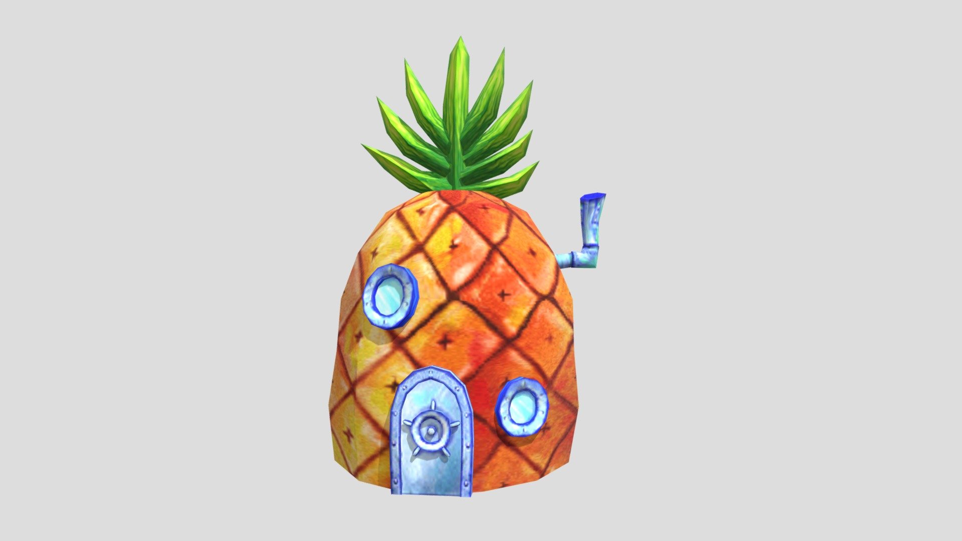 SpongeBob’s Pineapple House 3D Model - Download Free 3D model by ...