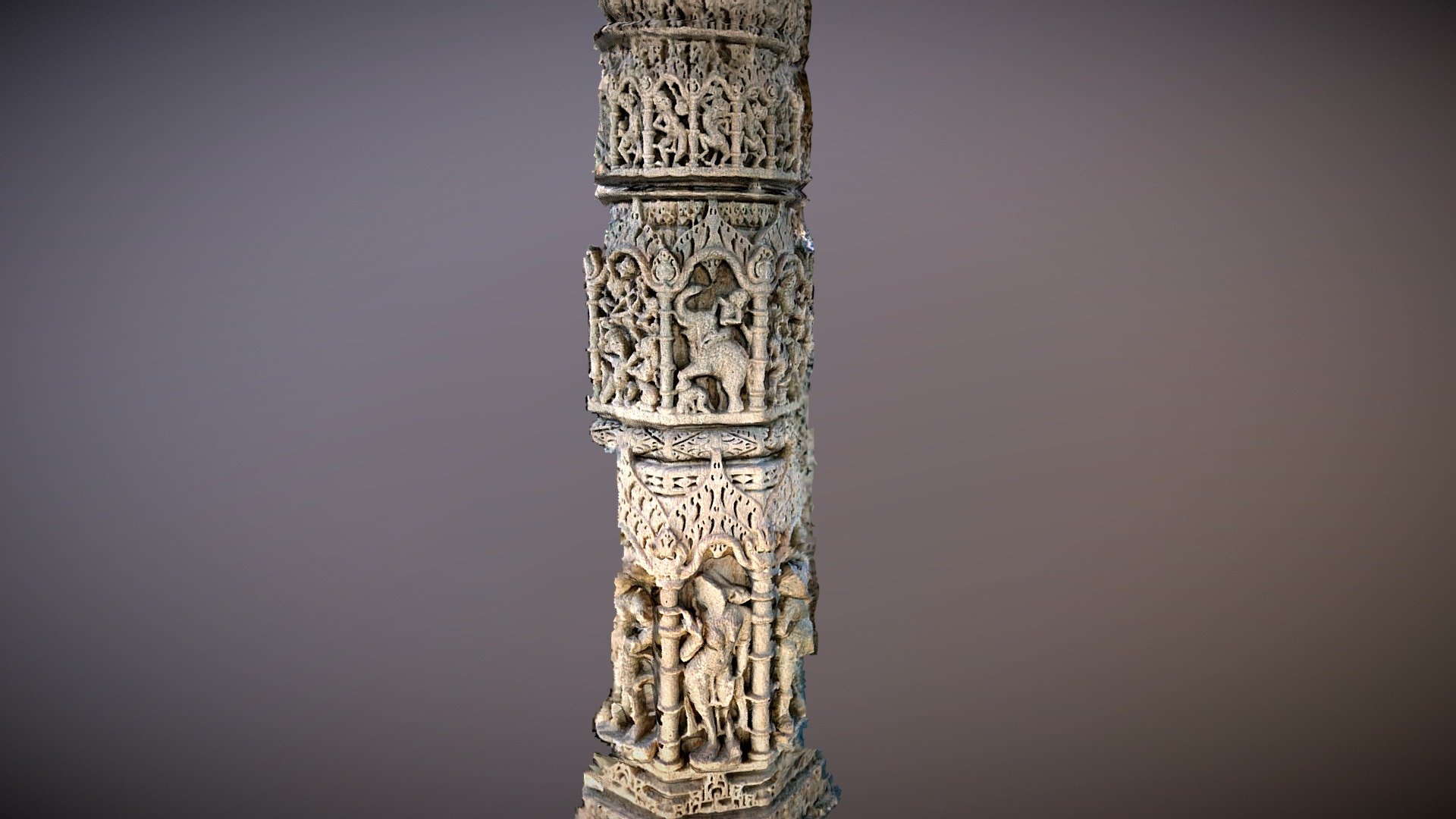 Modhera Temple Pillar - HD 3D Scan from video - 3D model by Perspectiv ...