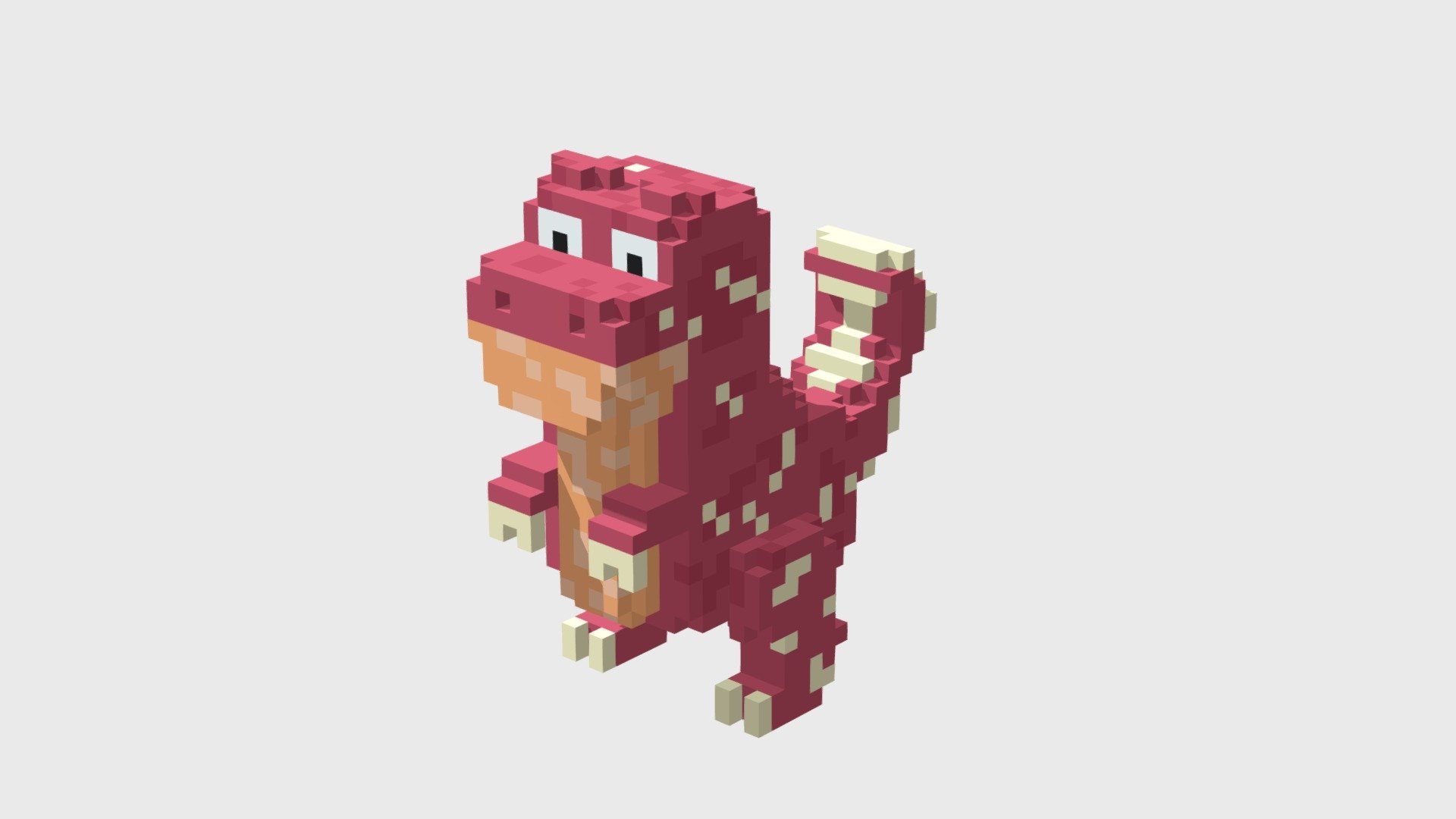 Voxel Dino - 3D model by Richard Ramos (@richardramos) [08004b3 ...