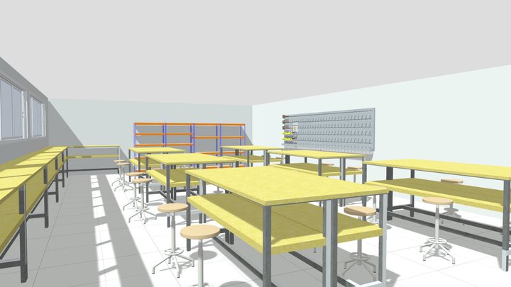 Classroom 3D models - Sketchfab