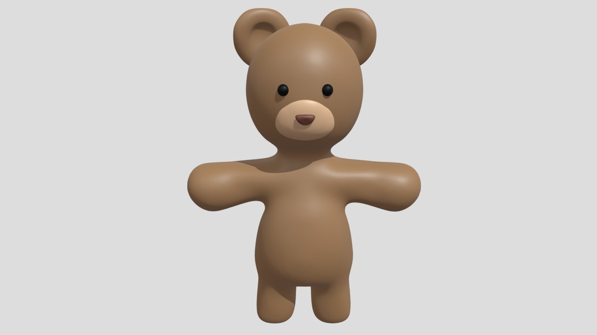 Teddy Bear - Download Free 3D model by SAMU (@itzjustsamu) [0805dab ...