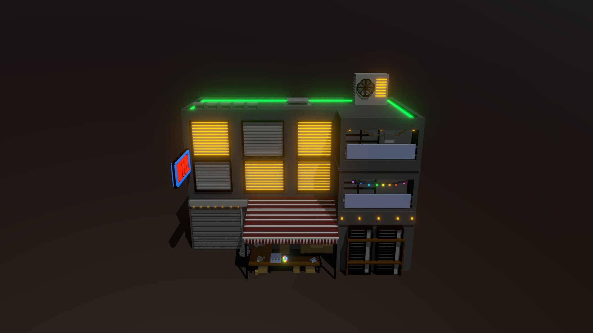 Shop Front - 3D model by Lucy.Tulk [08069ab] - Sketchfab