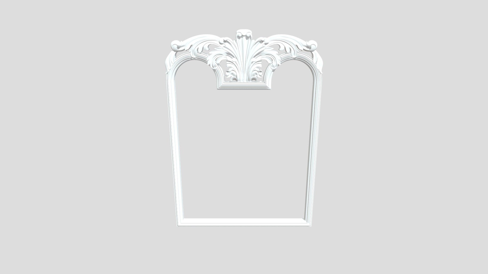 Mirror Classical Carved Frame - 3D model by briarena [08075df] - Sketchfab