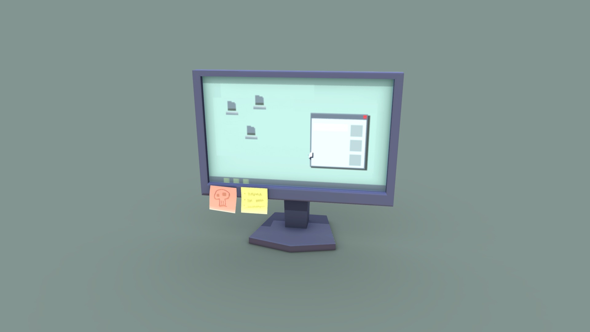Monitor - Household Props Challenge # 4 - 3D model by plasmaernst ...
