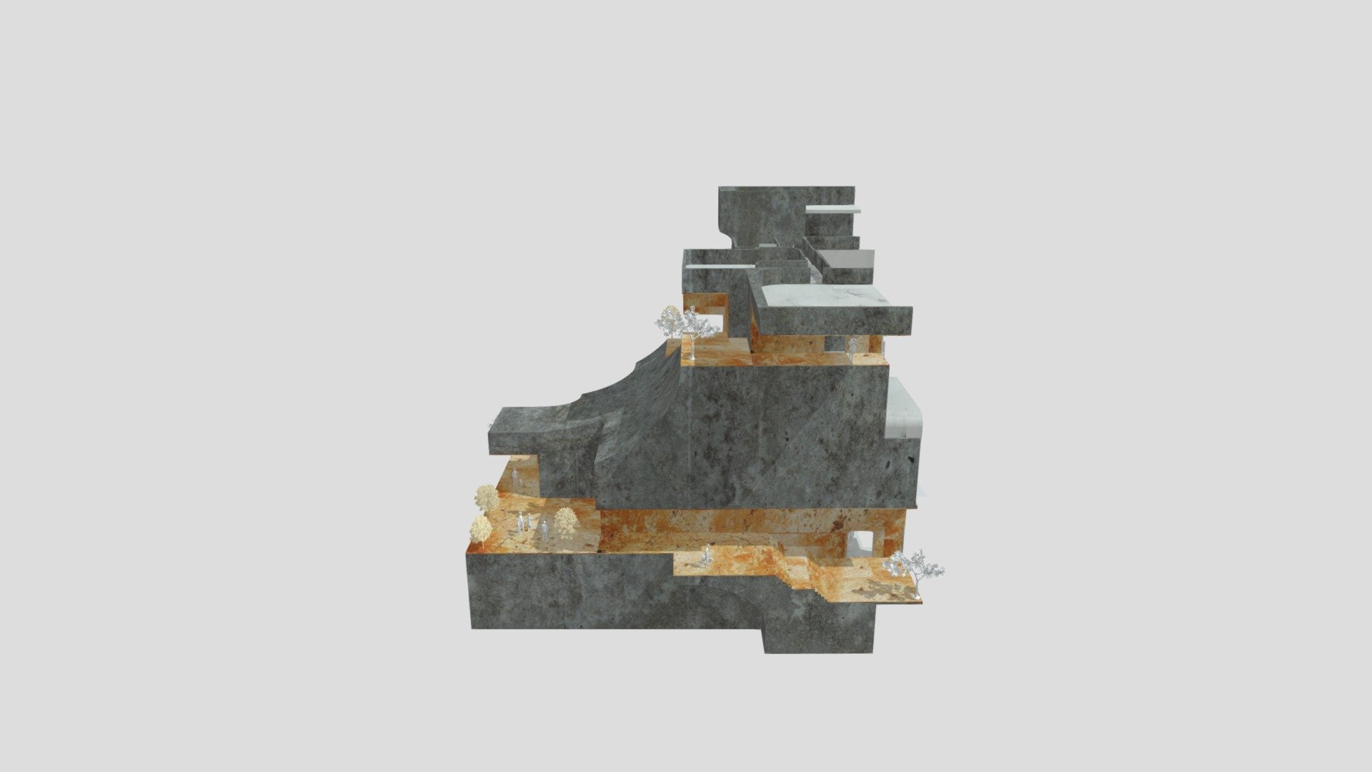 Chunk Model - Download Free 3D model by sbran115 [0809345] - Sketchfab