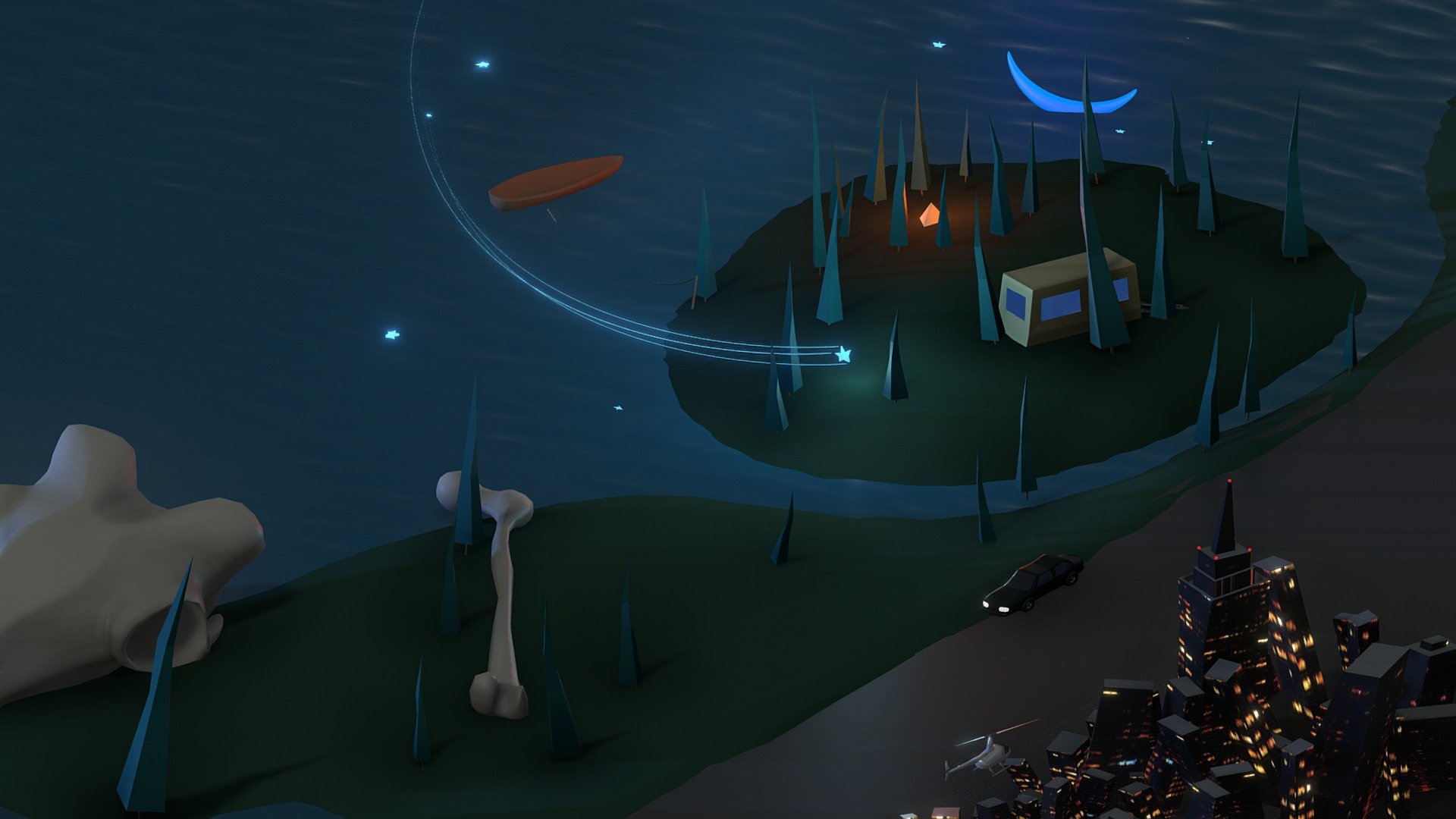 Lake Buy Royalty Free 3d Model By Tkkjee 🪲 Tkkjee [08098dd