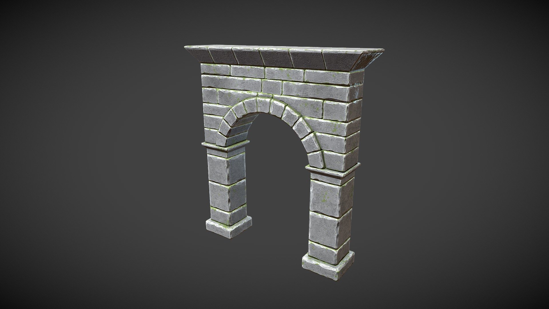 Old Stone Arch Low Poly - Game Ready - 3D model by Alpin3D [080b9c1 ...
