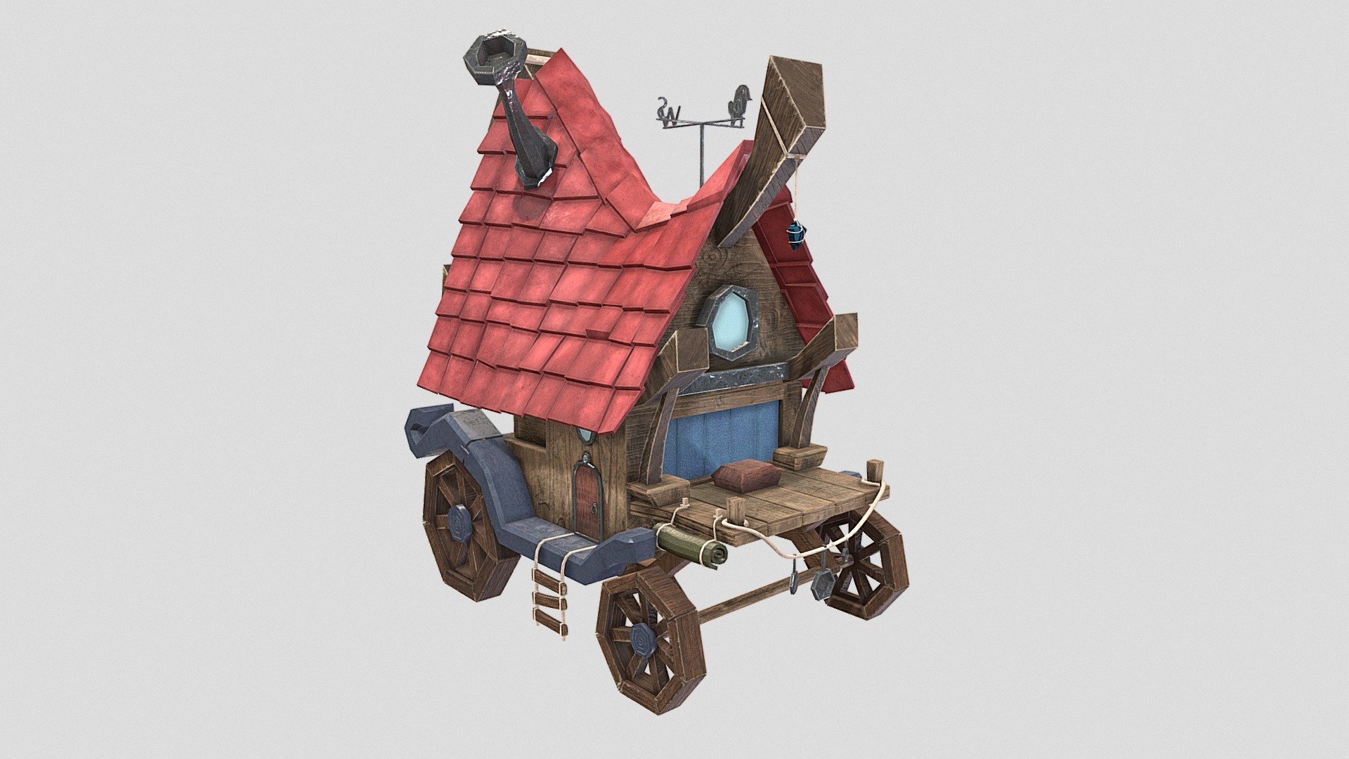 Witch Hut - 3D model by Yurii (@yurii3112) [080ce96] - Sketchfab