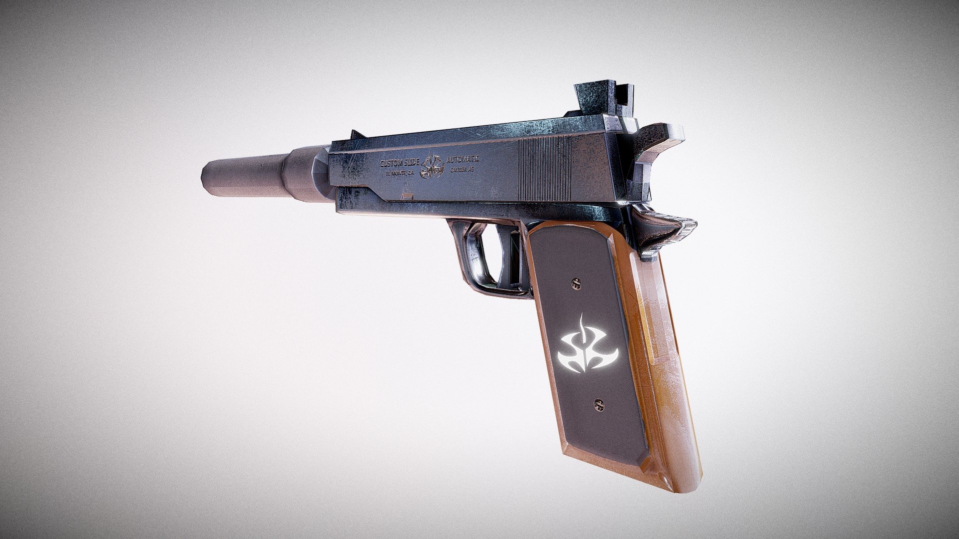 Custom Silverballer - 3D model by derycklionardy [080e8dd] - Sketchfab