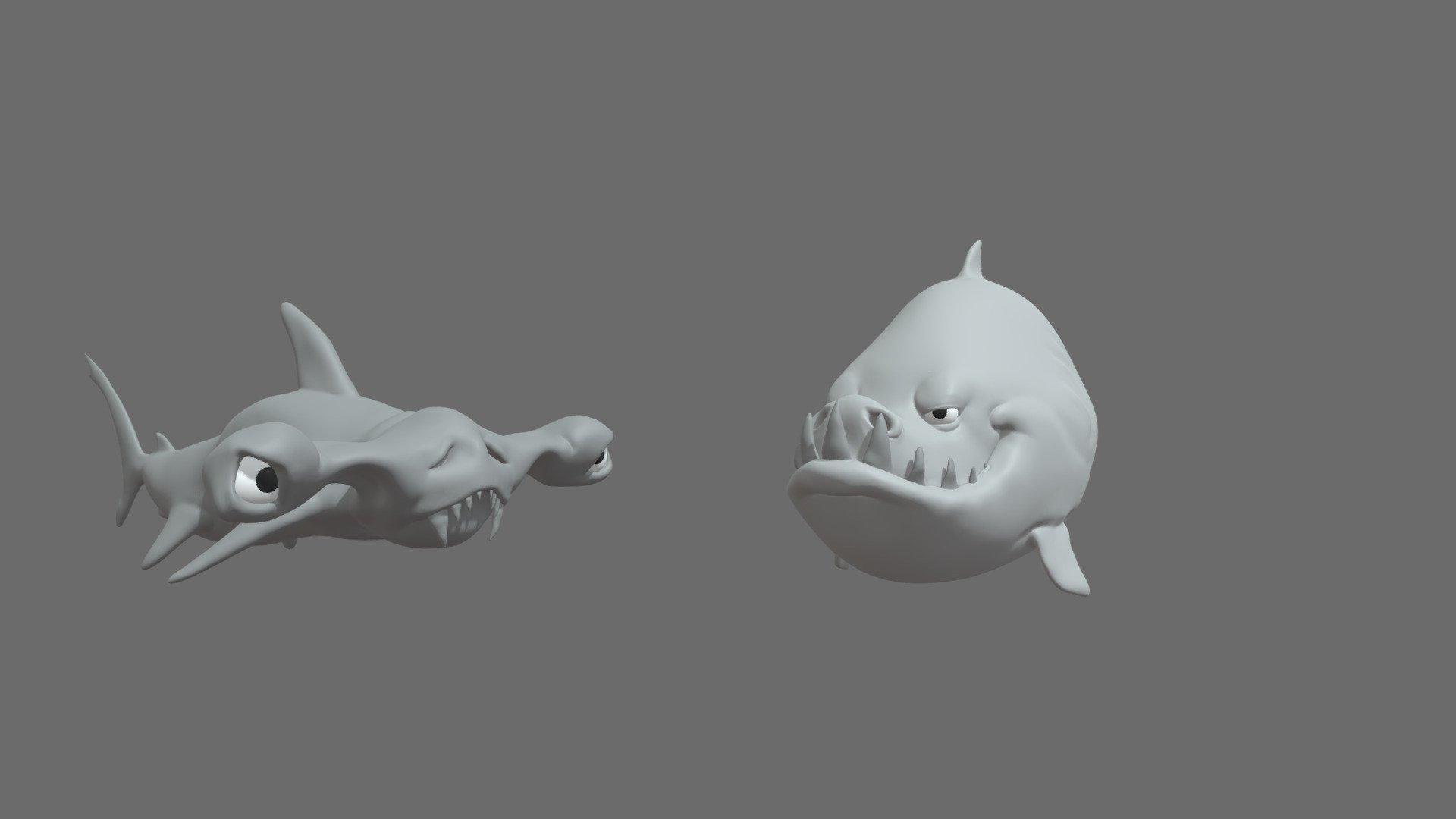 Shark Sculpt Practice - Download Free 3D model by Luke.Blevins [080f397 ...