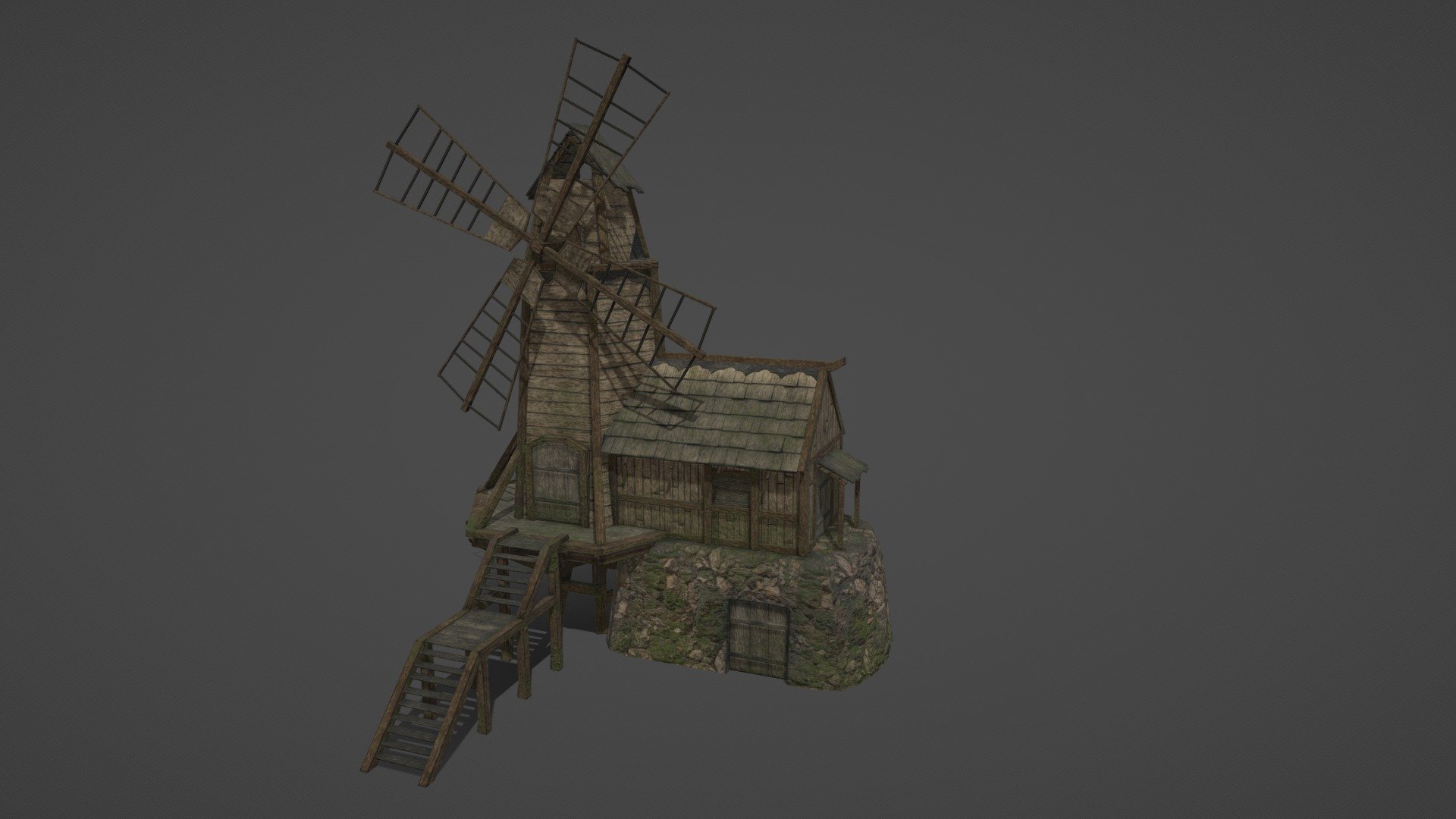 Medieval mill - Download Free 3D model by eexaw [080f516] - Sketchfab