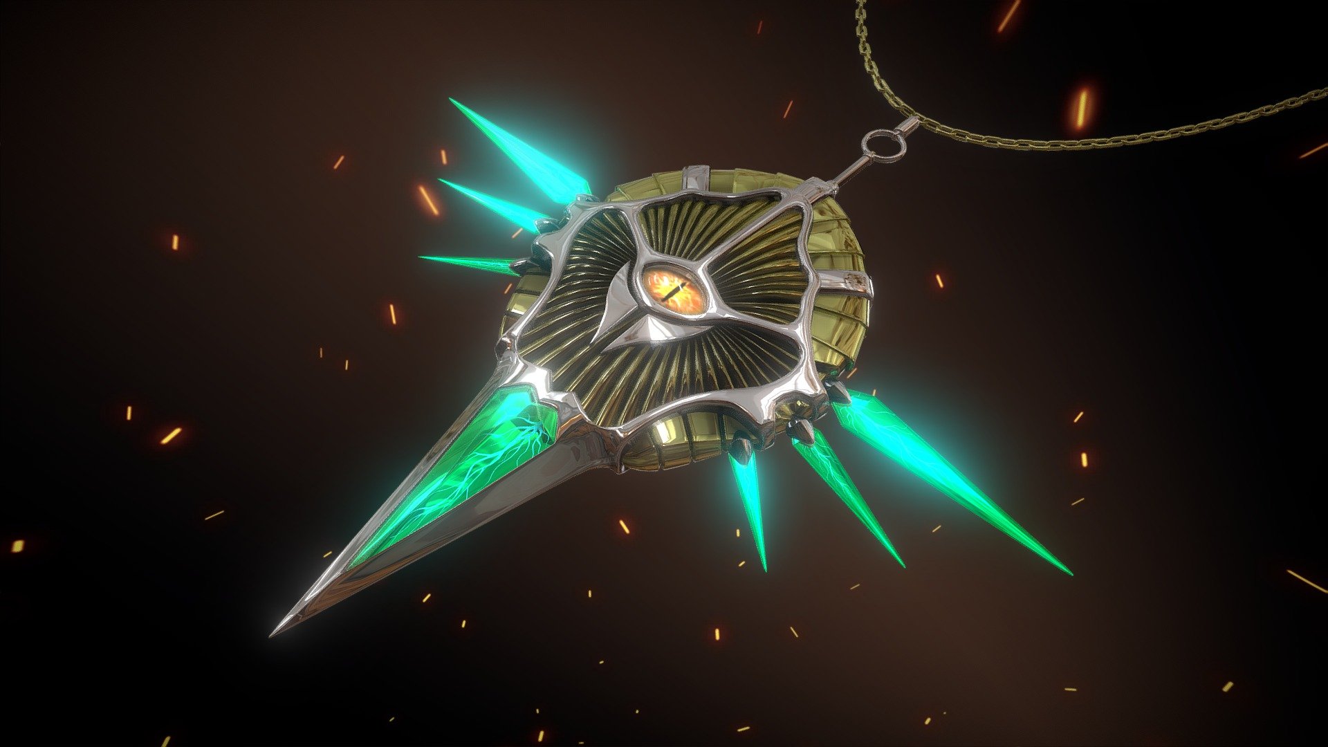 Evil necklace - Buy Royalty Free 3D model by Art_workshop [08101d8 ...