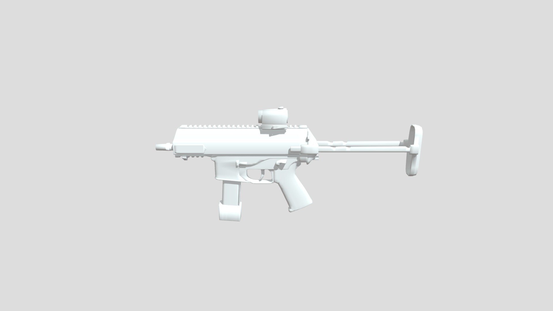 SMG_LowPoly - 3D model by zahmbii [0810674] - Sketchfab