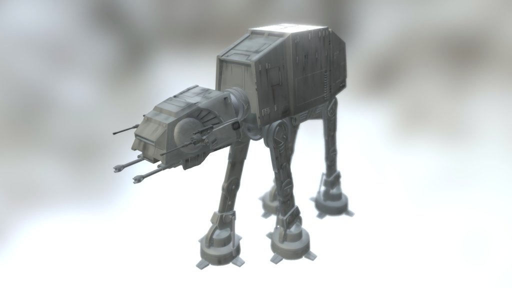 AT-AT Imperial Walker - 3D model by dark0verseer [0812dc9] - Sketchfab