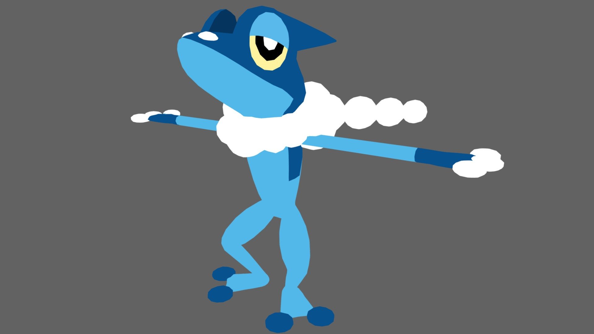 Frogadier (Default pose) - Download Free 3D model by Mariokart07 ...